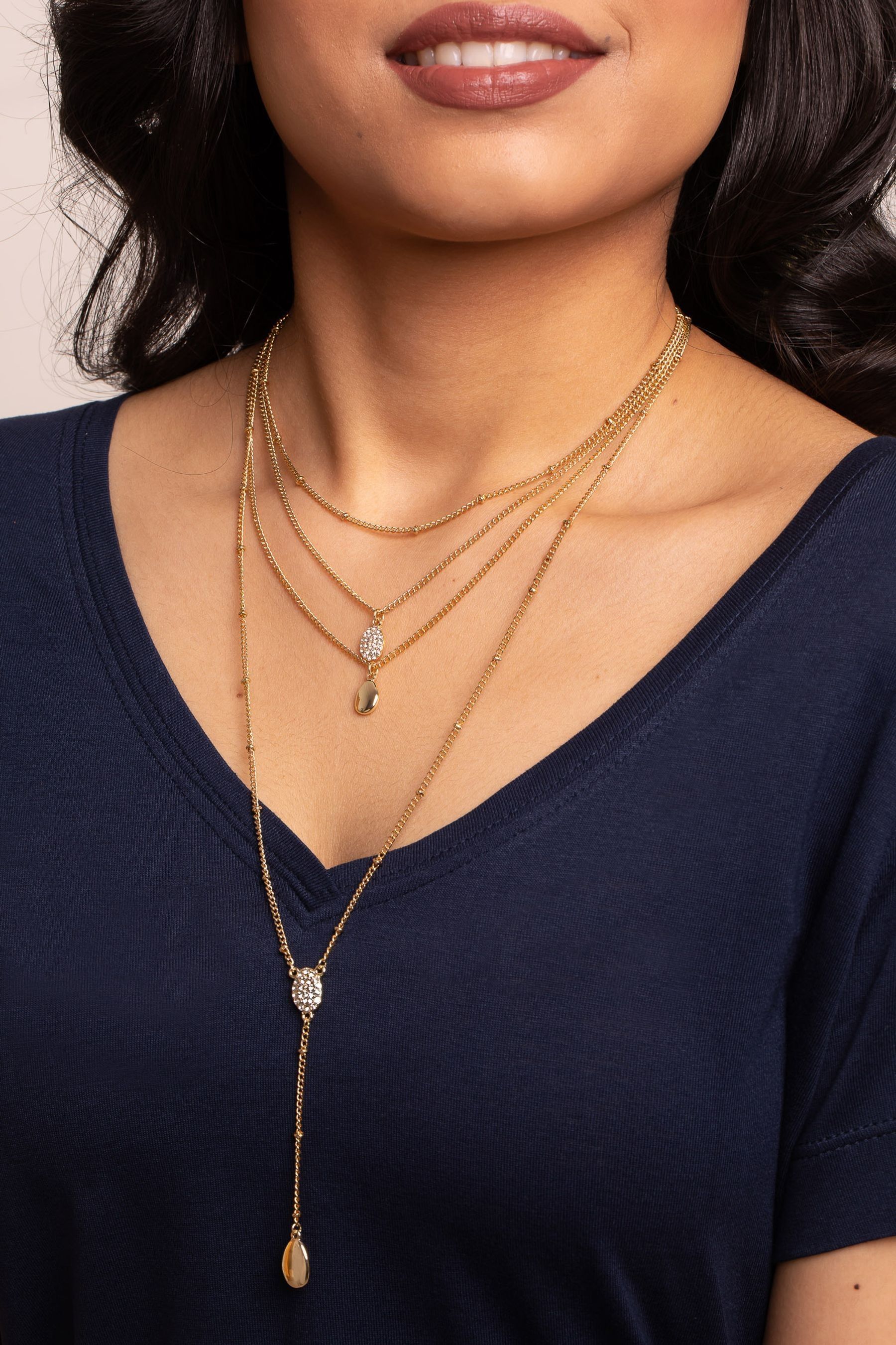 Buy Caramel Jewellery London Gold Tone Multi Layered "Free Spirit ...