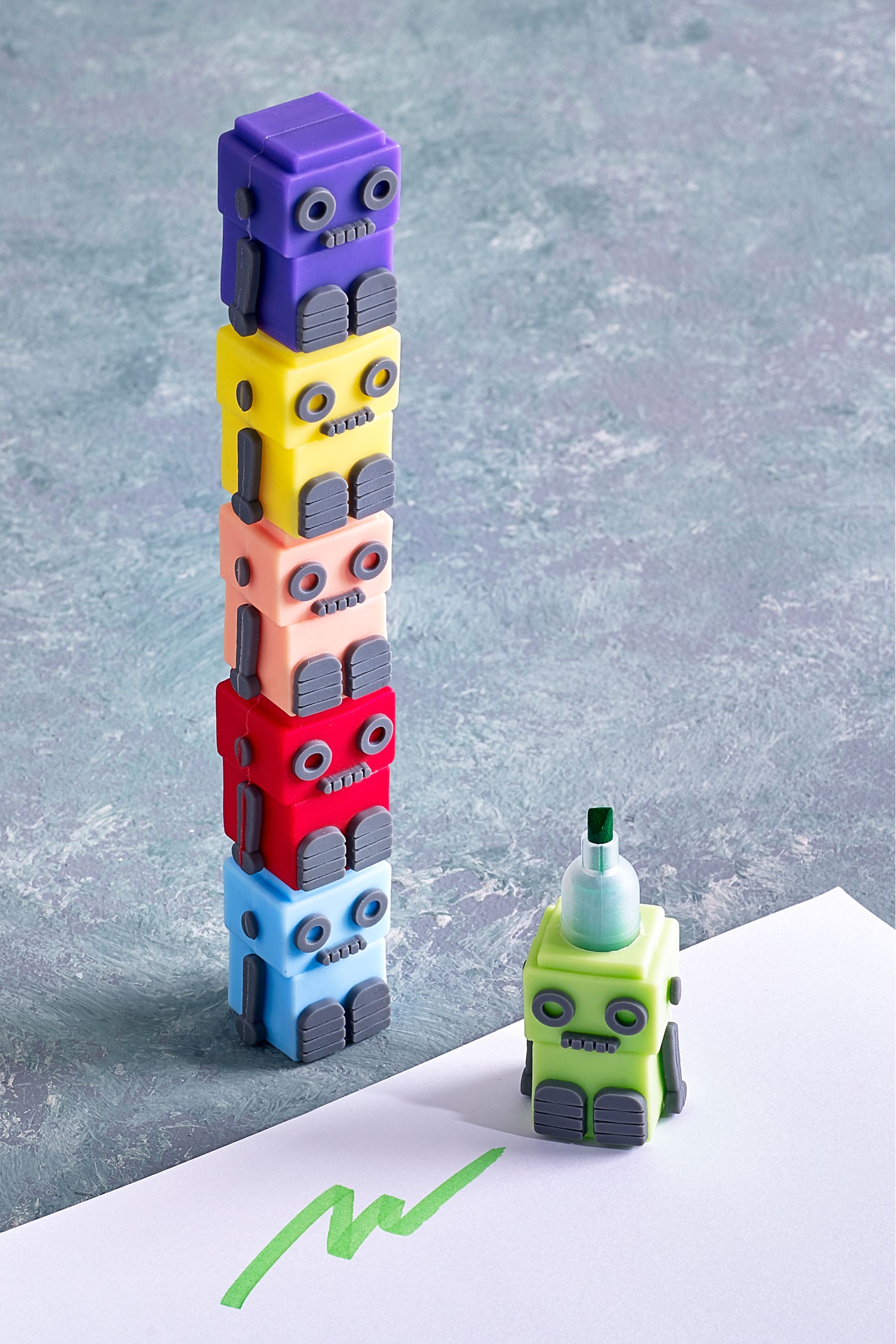 Buy Multi Robots Stacking Highlighter Pens from the Next UK online shop