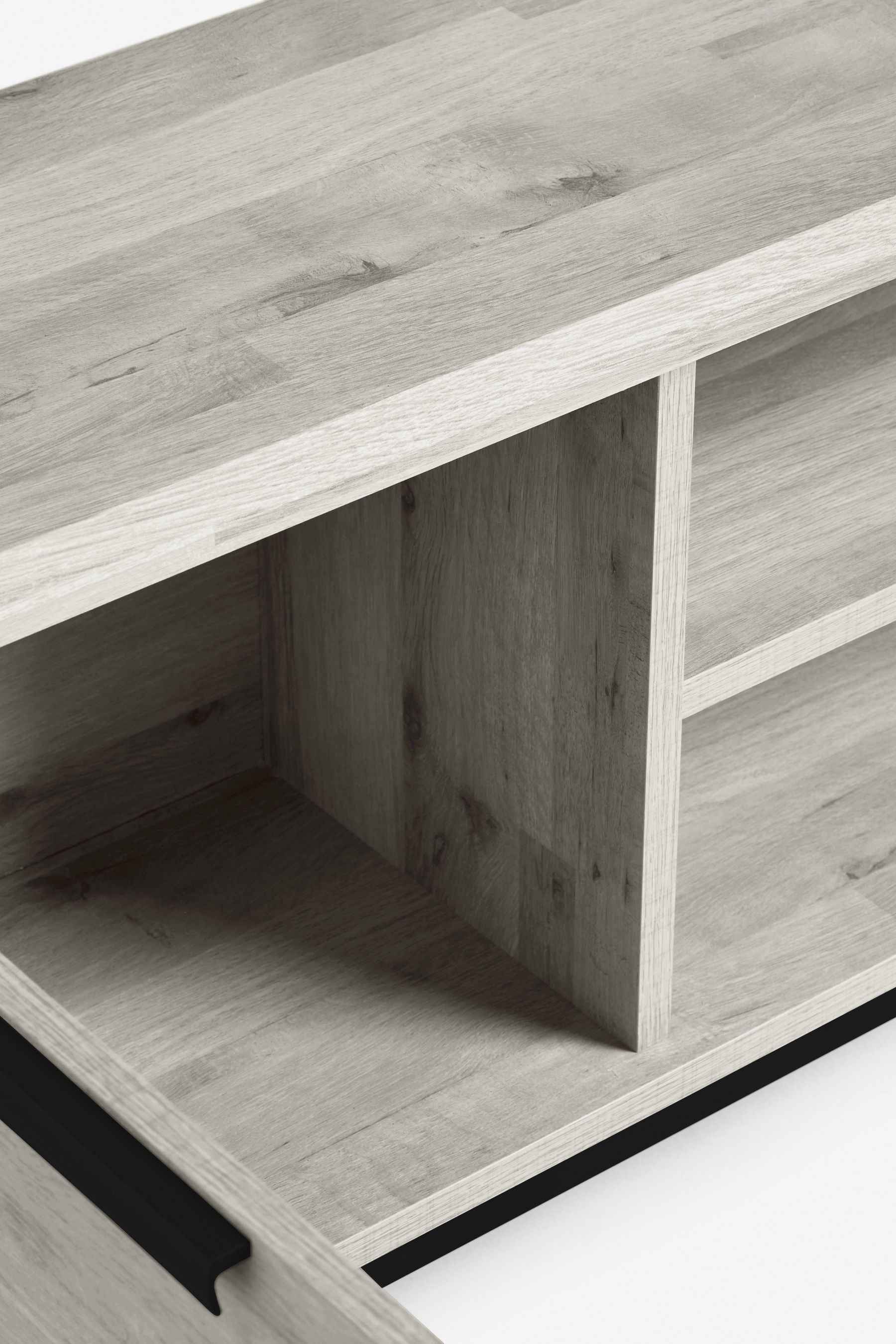 Buy Grey Bronx Up to 50 inch Oak Effect TV Unit from the Next UK online ...