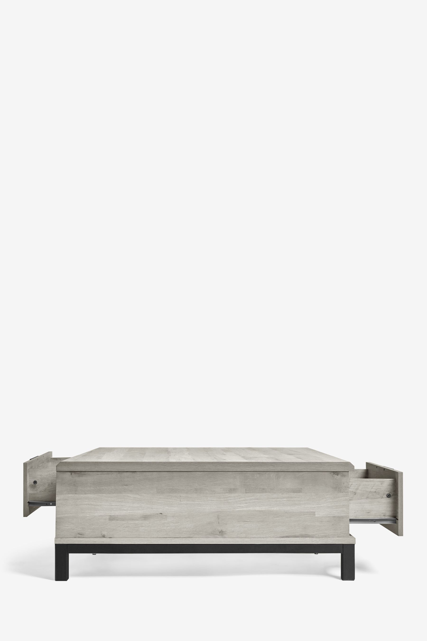 Buy Grey Bronx Coffee Table With Drawers from the Next UK online shop