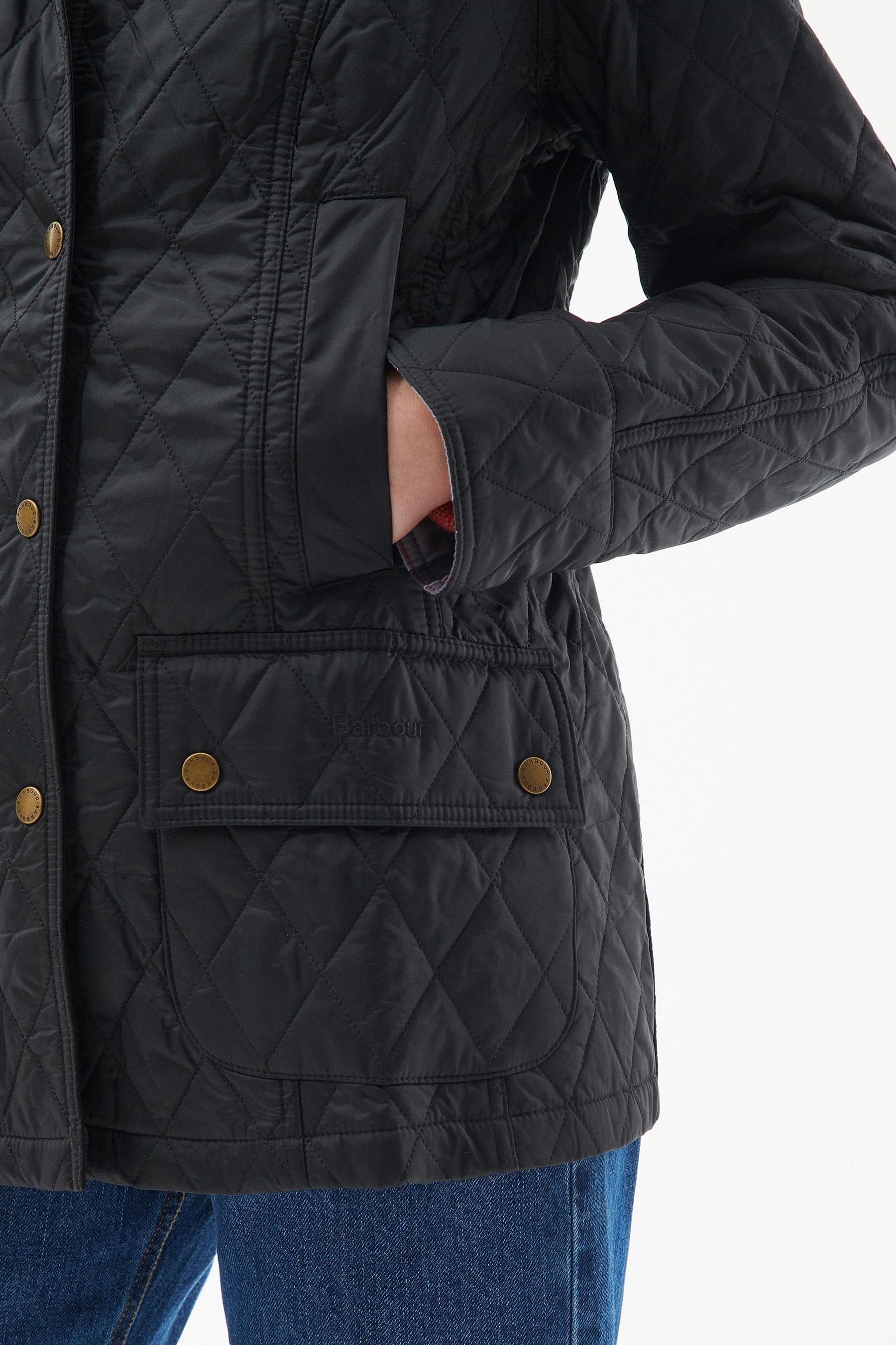 Buy Barbour® Black Beadnell Quilted Jacket from the Next UK online shop
