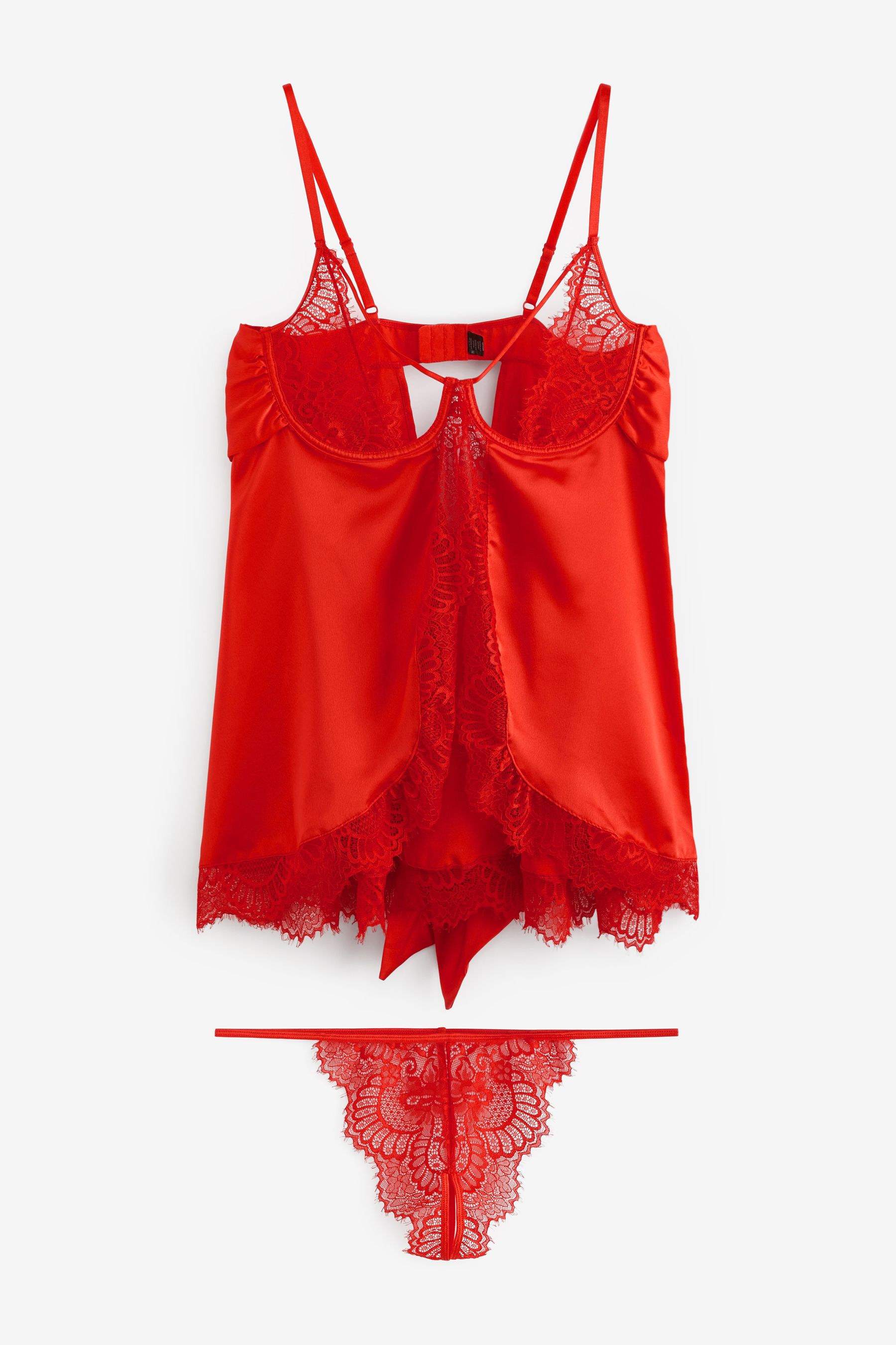 Buy Ann Summers Unwrap Me Satin Babydoll Set from the Next UK online shop