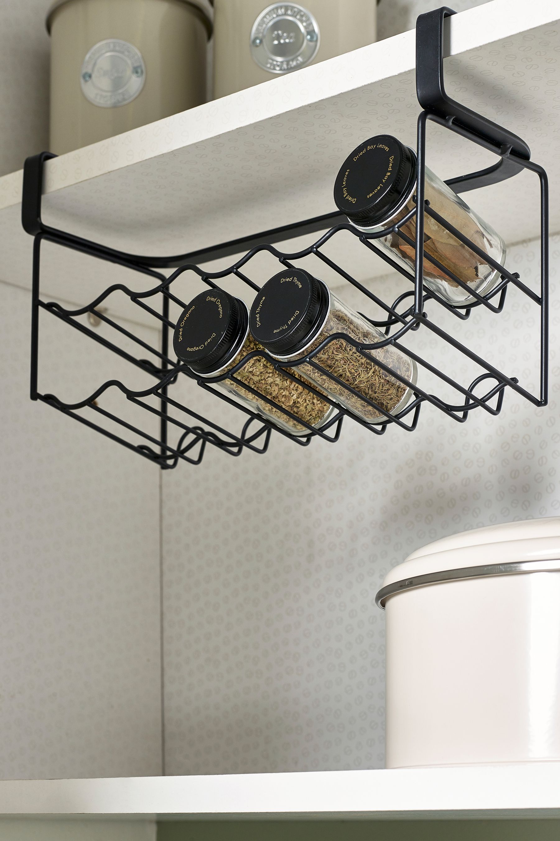 Buy Black Moderna Wire Under Shelf Spice Rack from the Next UK online shop
