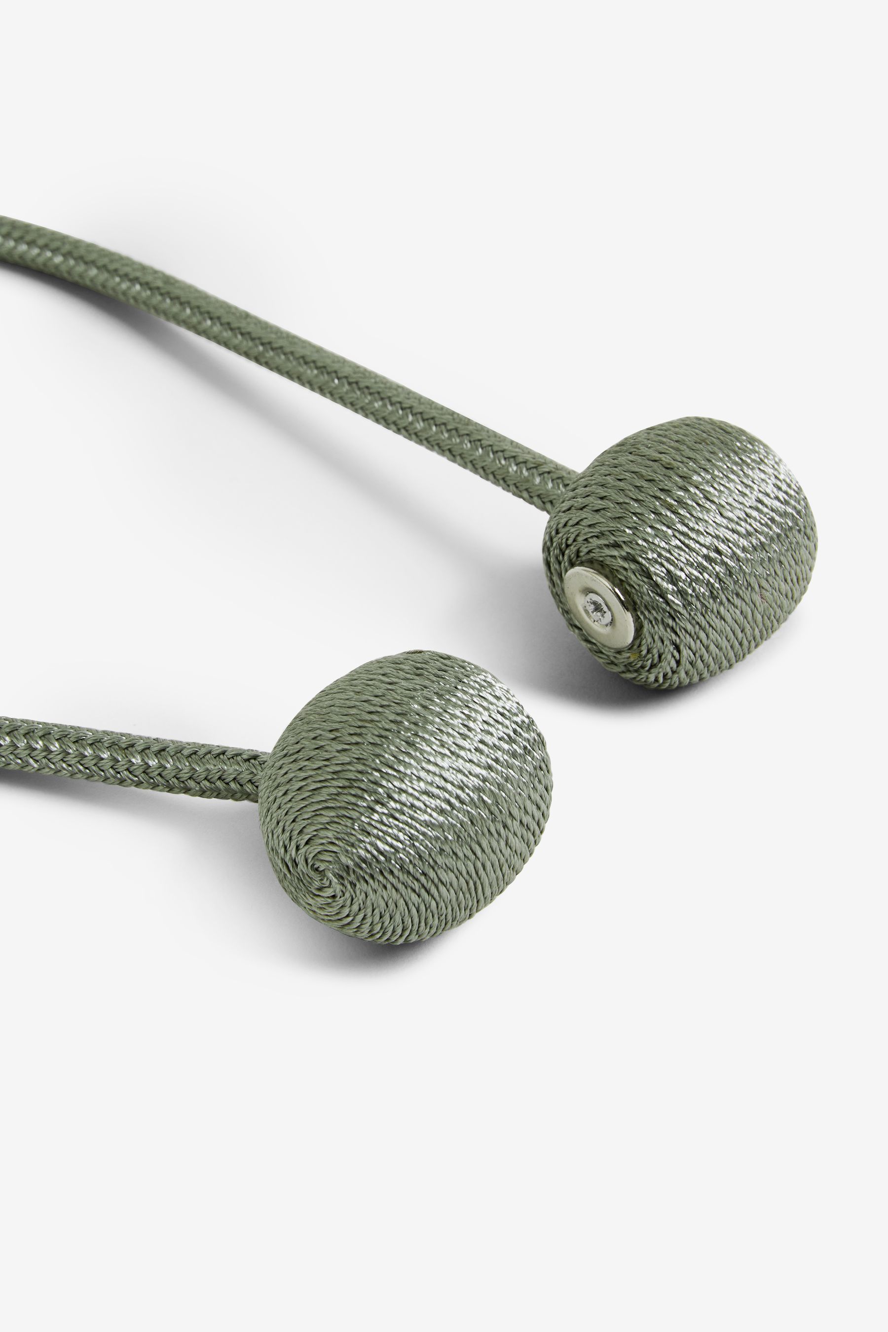 Buy Sage Green Magnetic Curtain Tie Backs Set of 2 from the Next UK ...