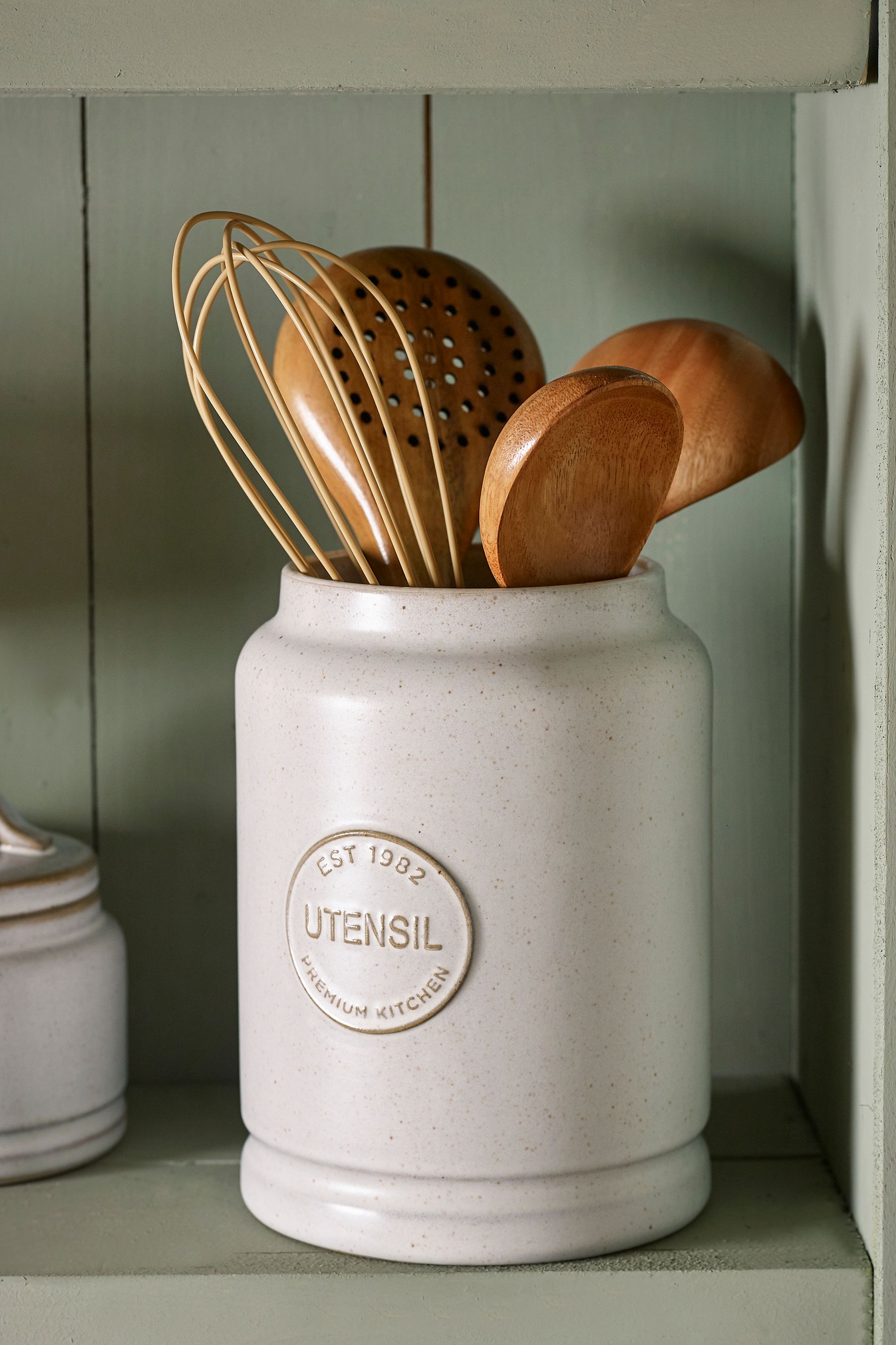 Buy Natural Country Badge Utensil Pot from the Next UK online shop
