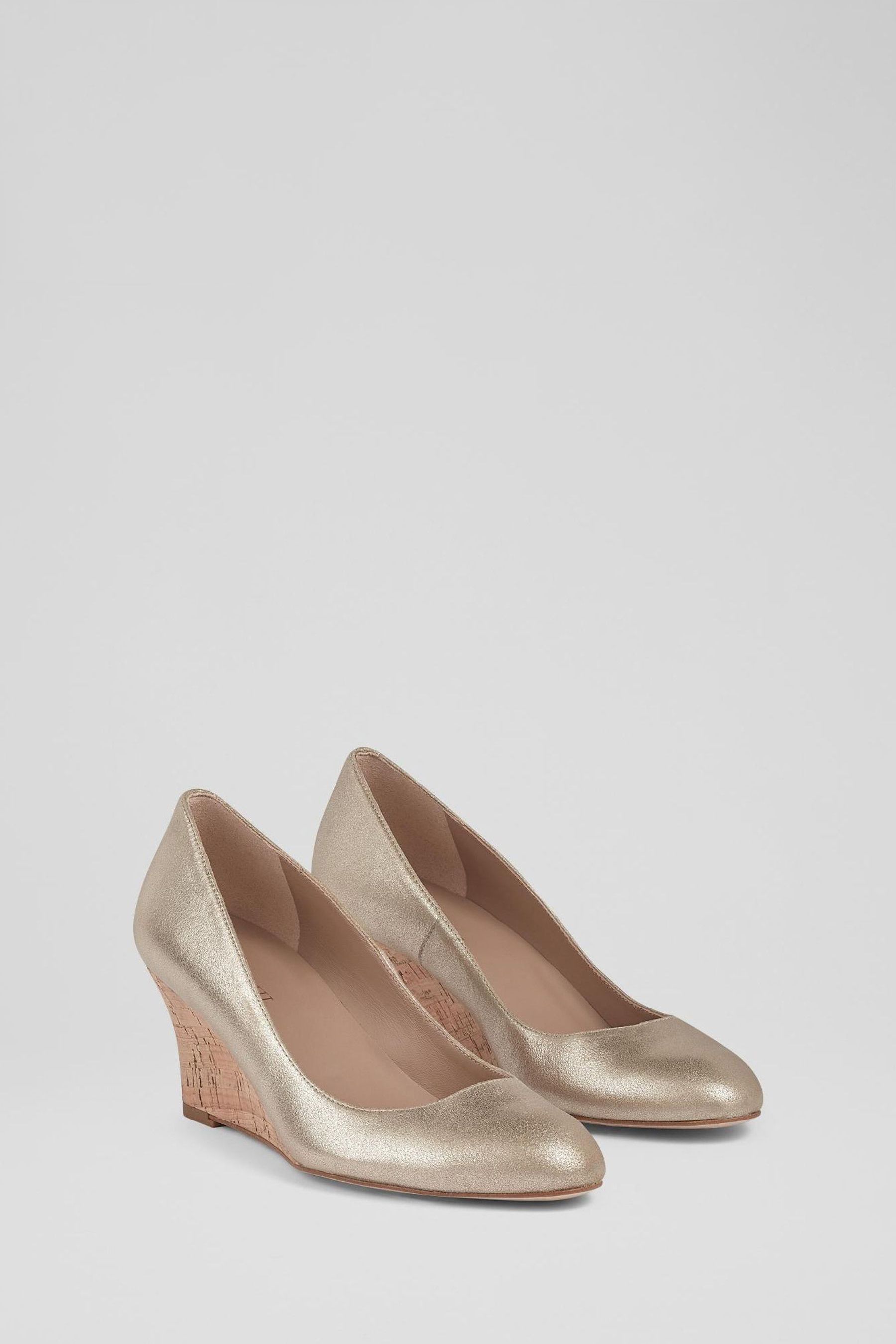 Buy LK Bennett Eevi Suede Cork Wedges from the Next UK online shop