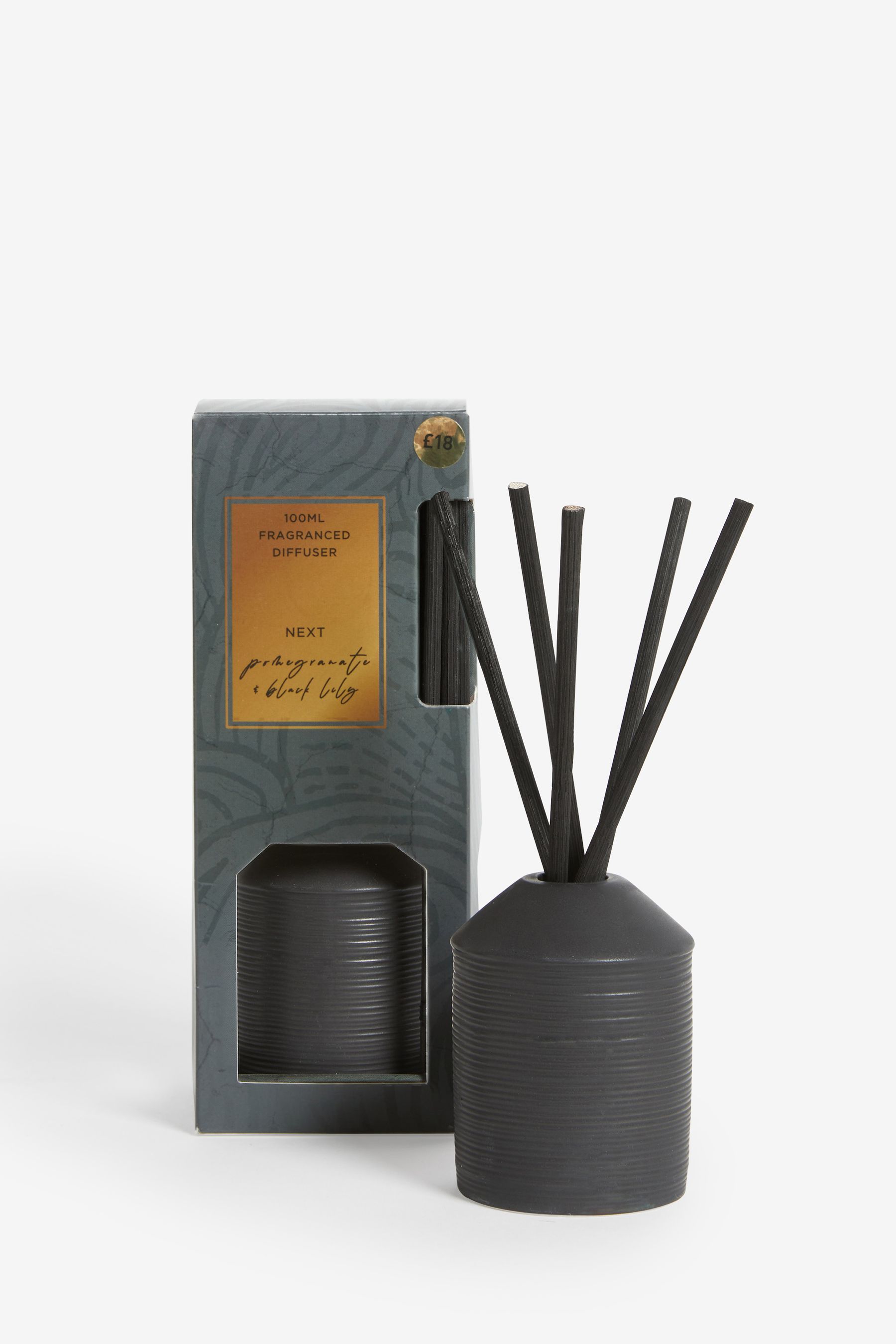 Buy Pomegranate and Black Lily Fragranced Reed Diffuser from the Next ...