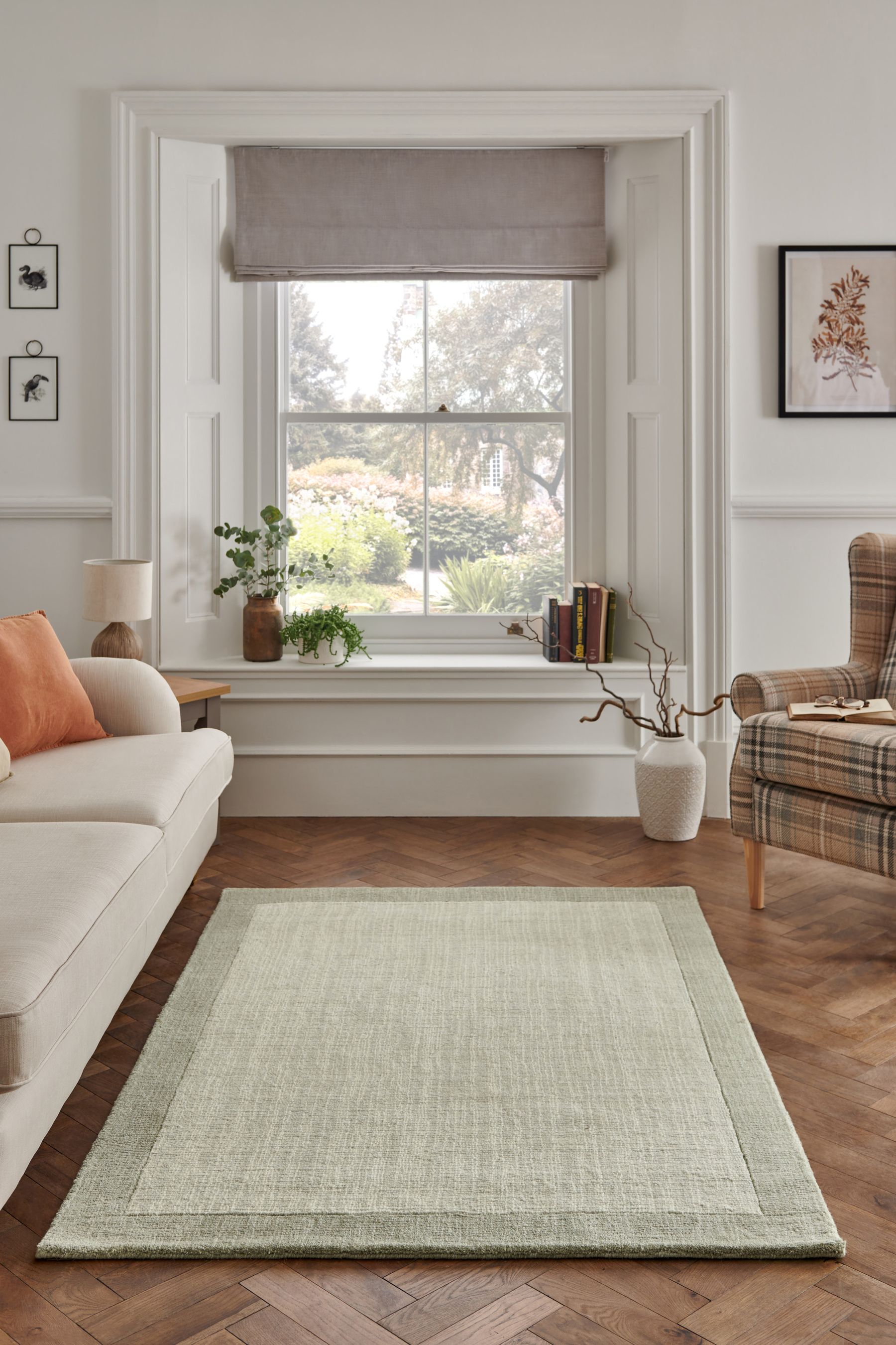 Buy Green Darcy Rug from the Next UK online shop