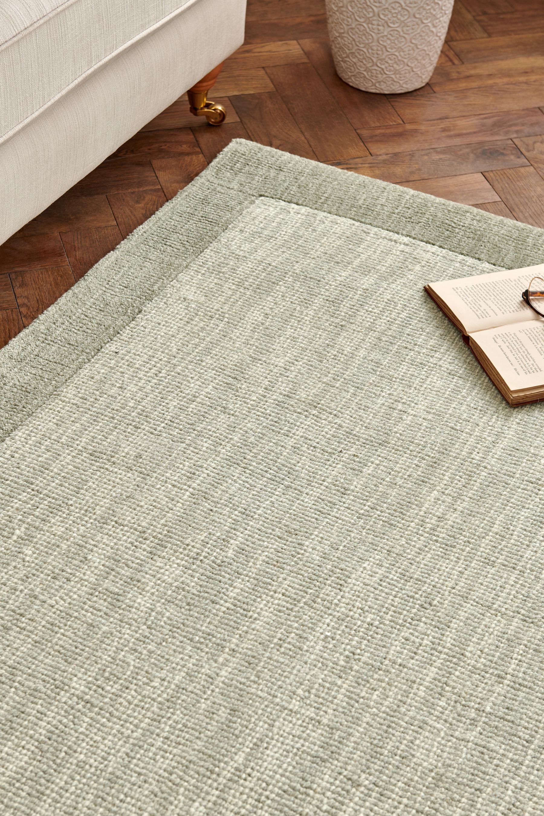 Buy Green Darcy Rug from the Next UK online shop