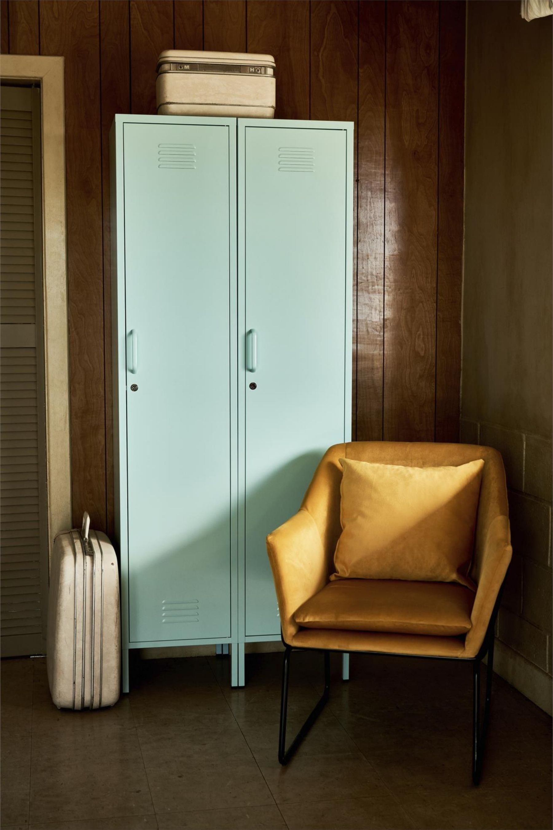 Buy Novogratz Green Cache Single Metal Locker Storage Cabinet from the ...