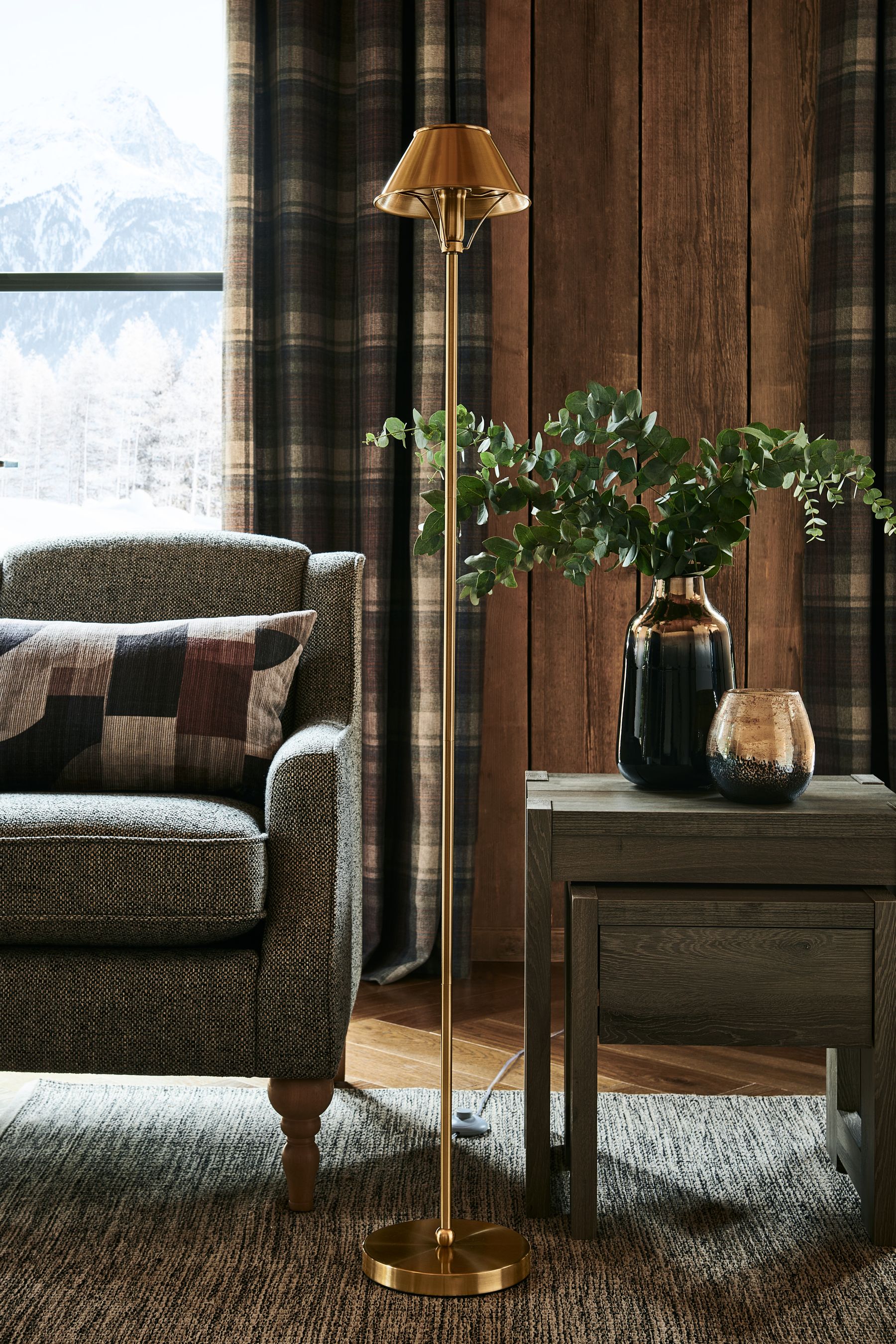 Buy Brass Hector Floor Lamp from the Next UK online shop