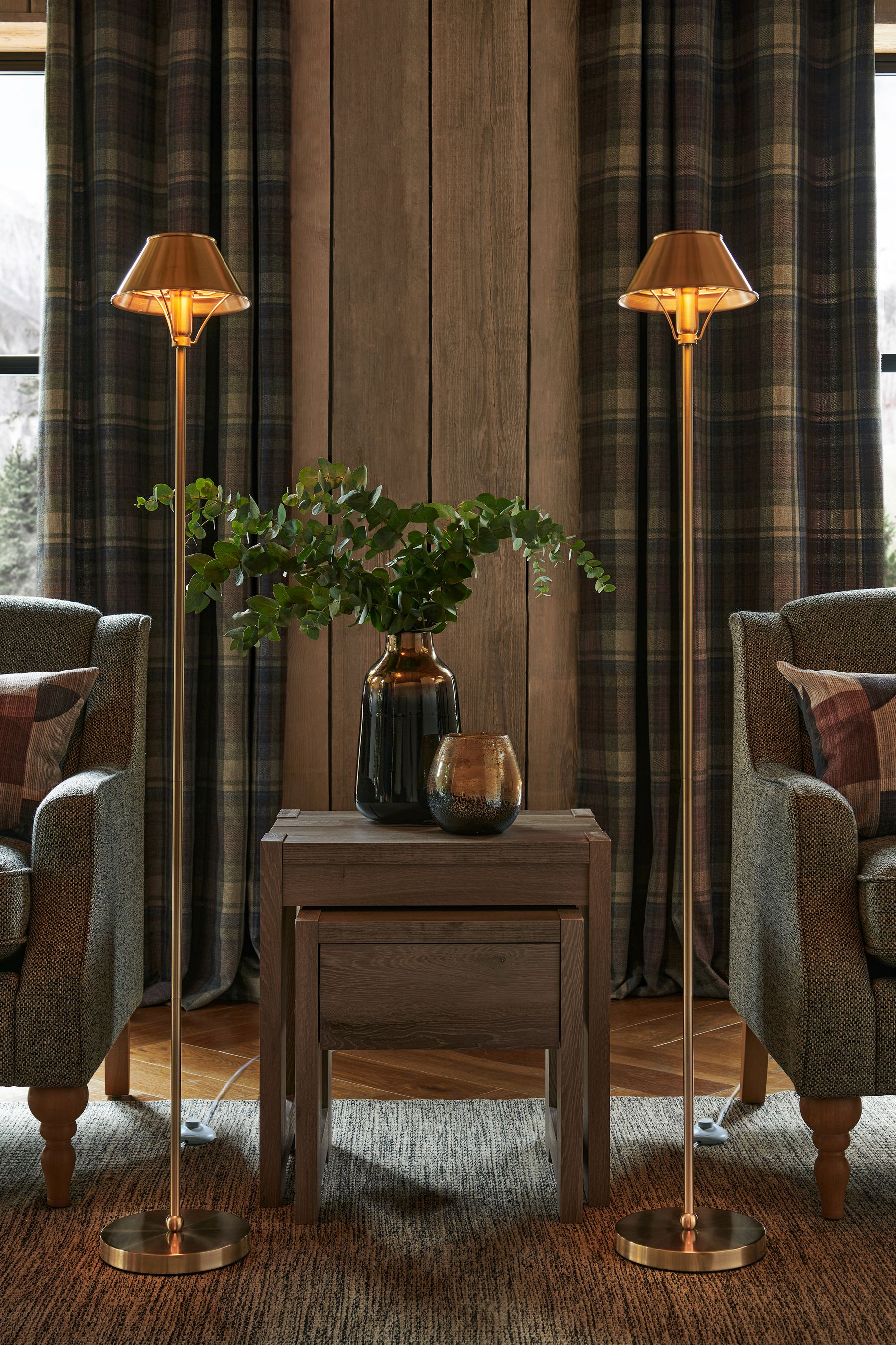 Buy Brass Hector Floor Lamp from the Next UK online shop