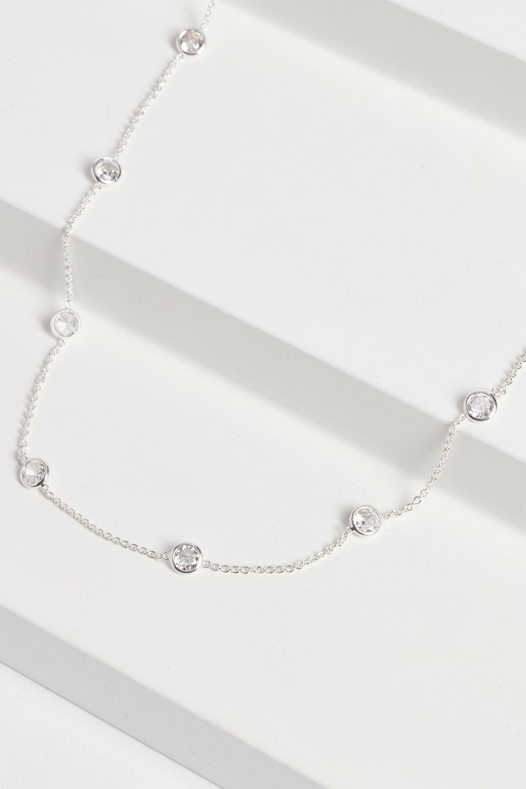 Buy Silver Plated Sparkle Necklace from the Next UK online shop