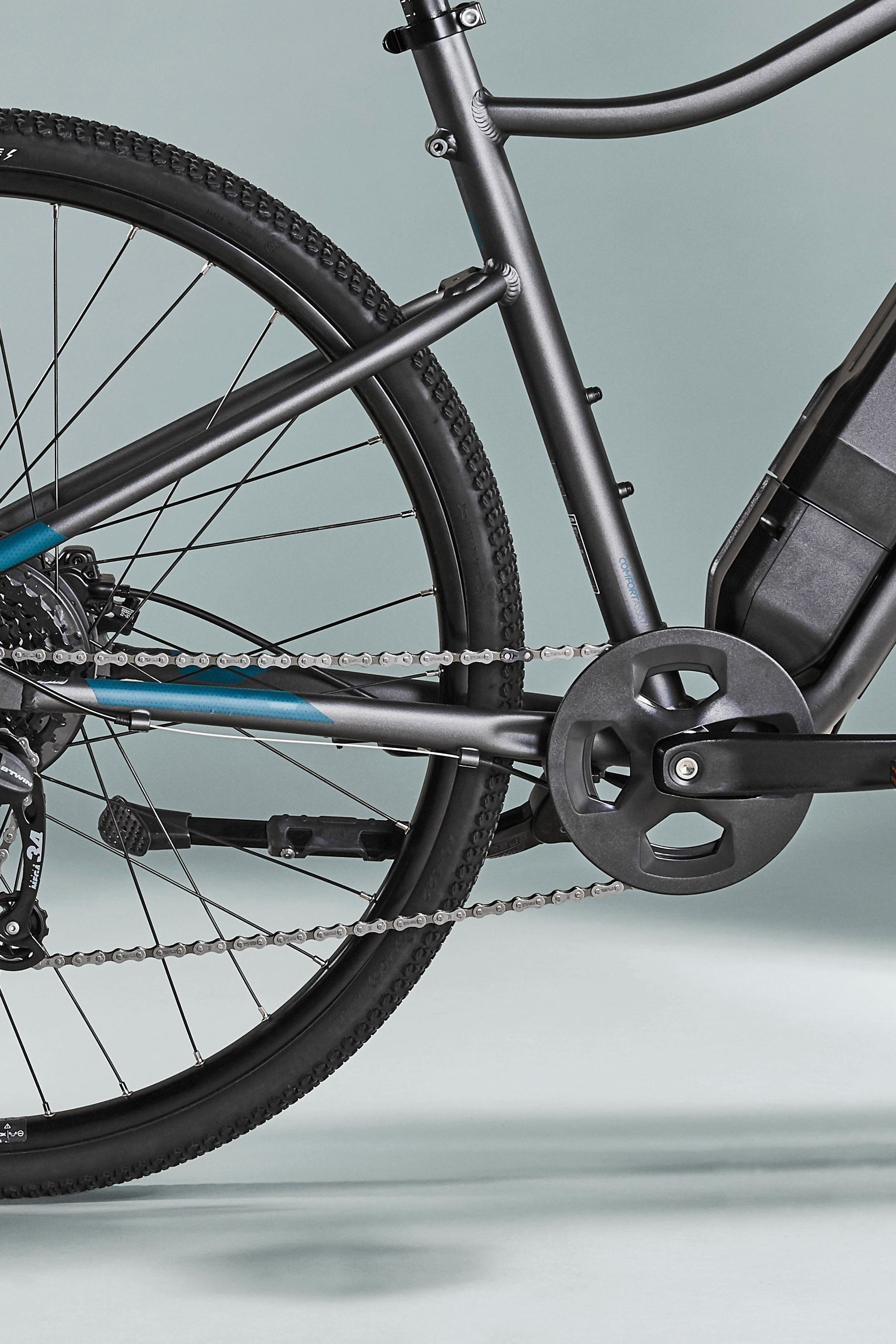 Buy Decathlon Electric Hybrid Bike Riverside 500 E Size L from the Next ...