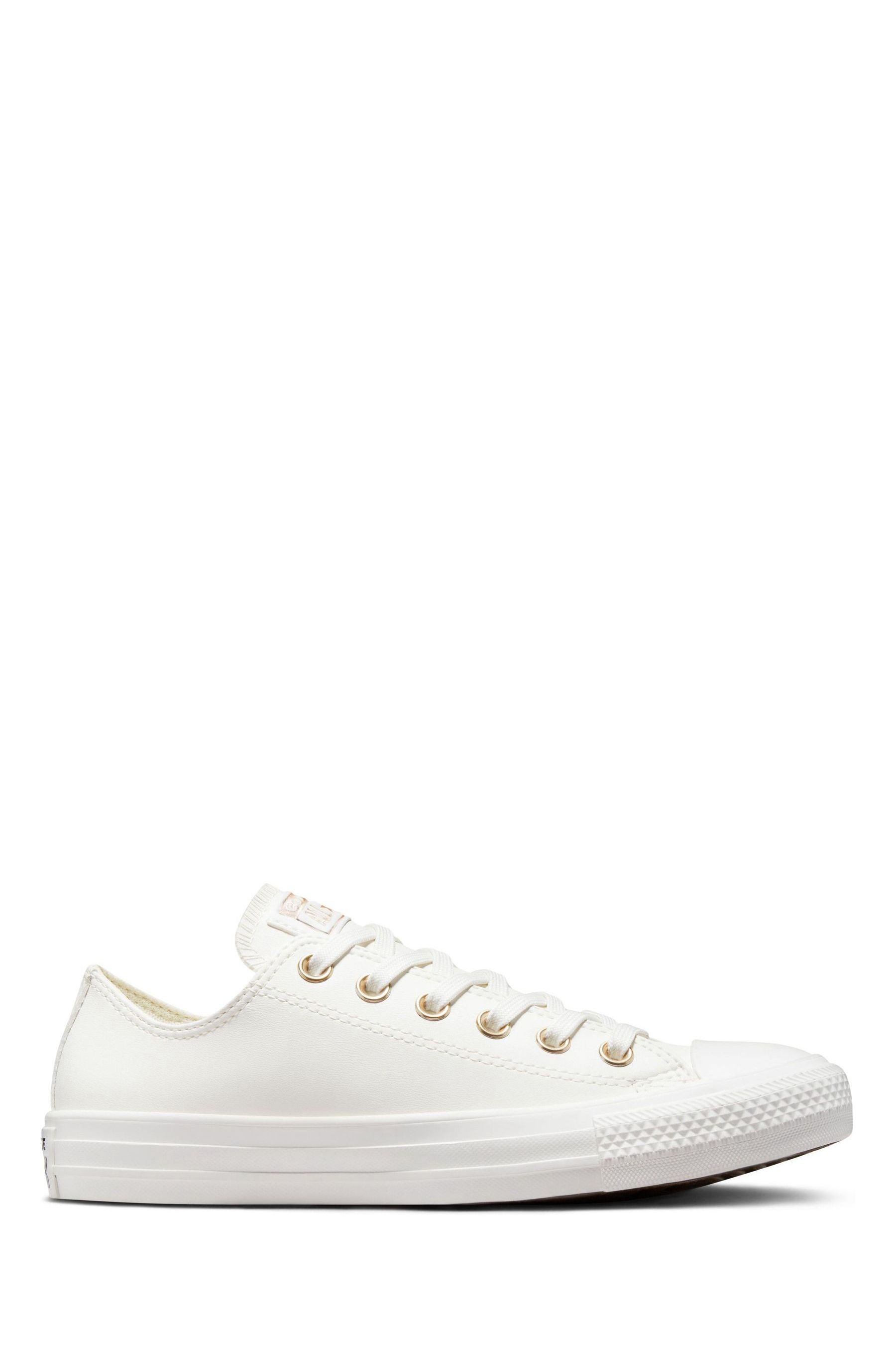 Buy Converse White Leather Low Top Trainers from the Next UK online shop