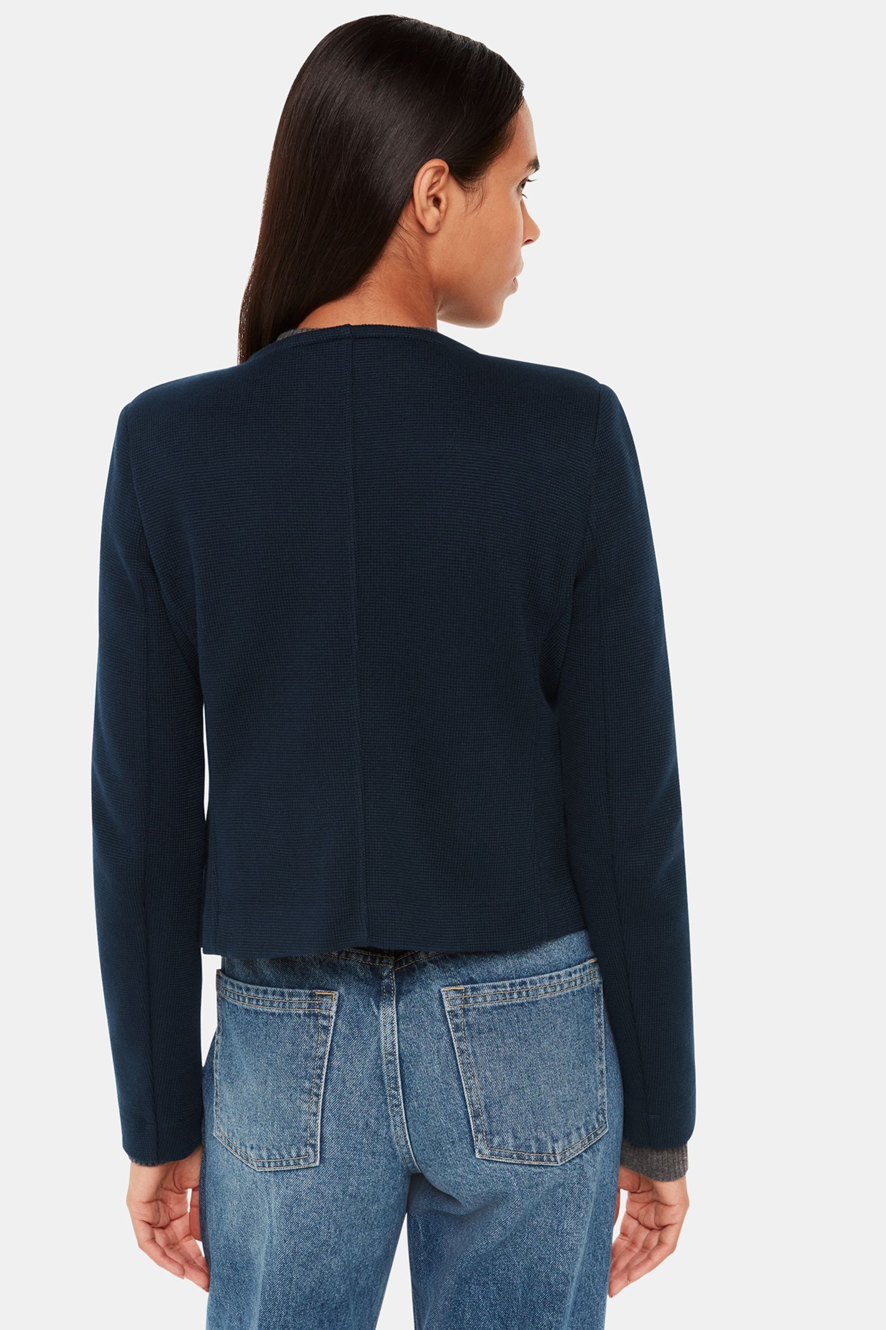 Buy Whistles Collarless Jersey Jacket from the Next UK online shop