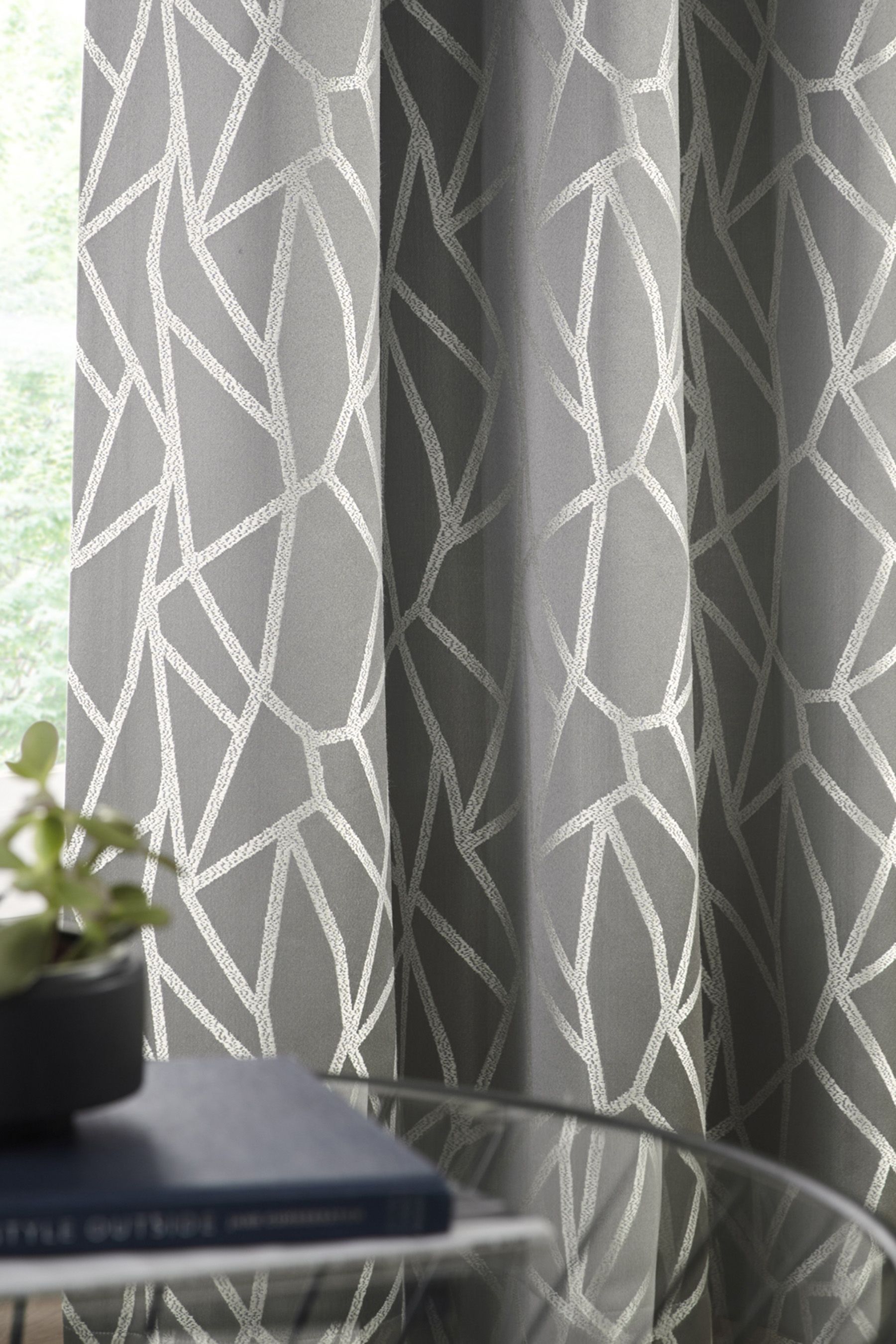 Buy Studio G Pewter Como Eyelet Curtains from the Next UK online shop