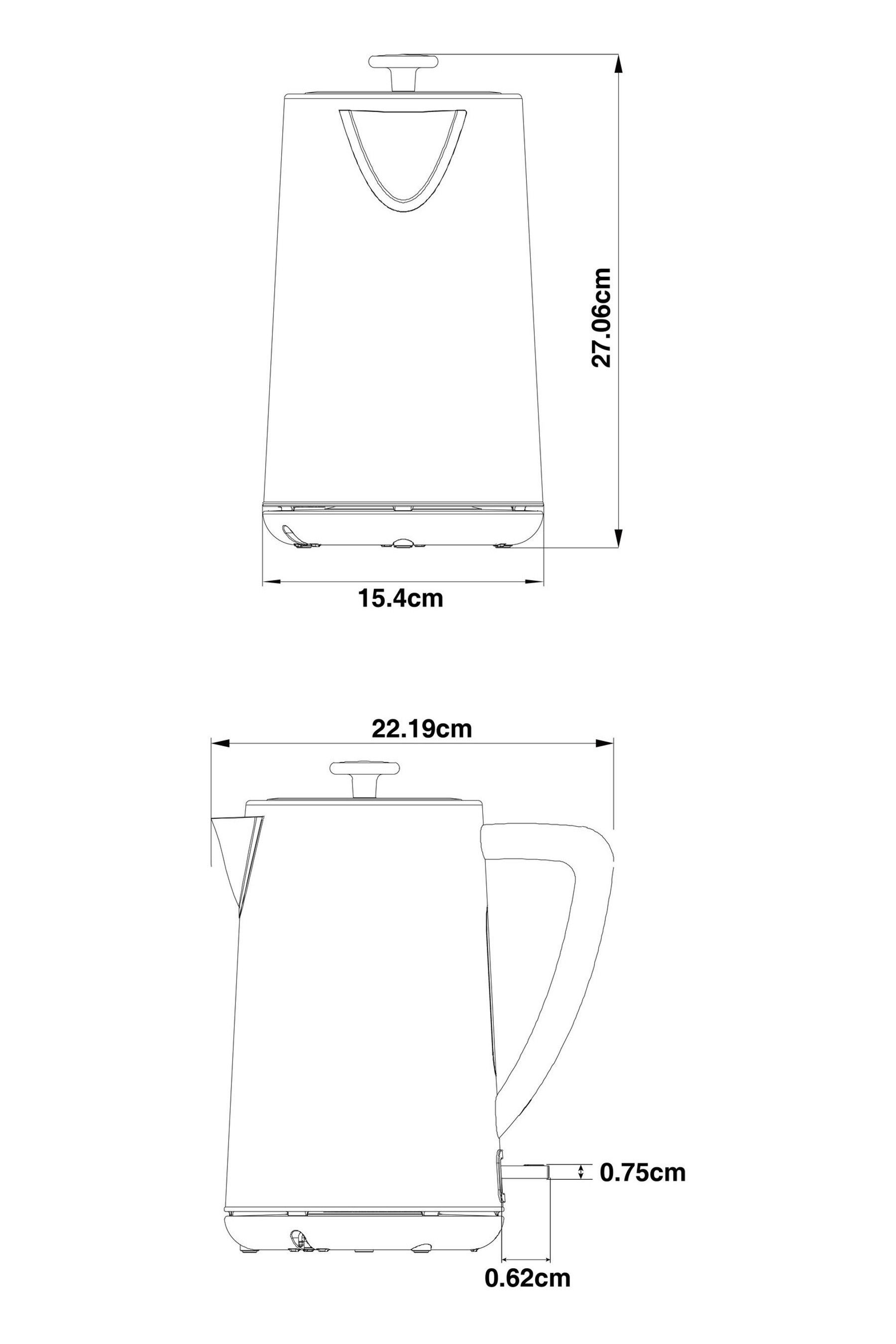 Buy Sage Green Bronx Wood Effect Kettle from the Next UK online shop