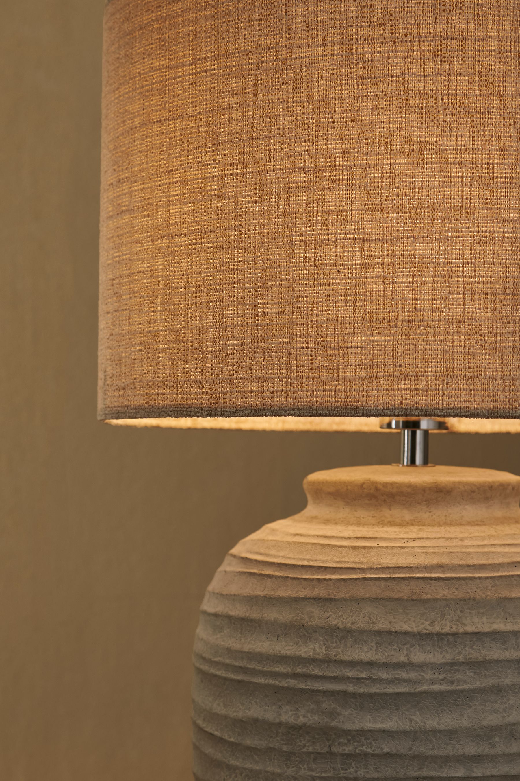 Buy Neutral Tweedy Plain Easy Fit Shade Ceiling Light from the Next UK ...