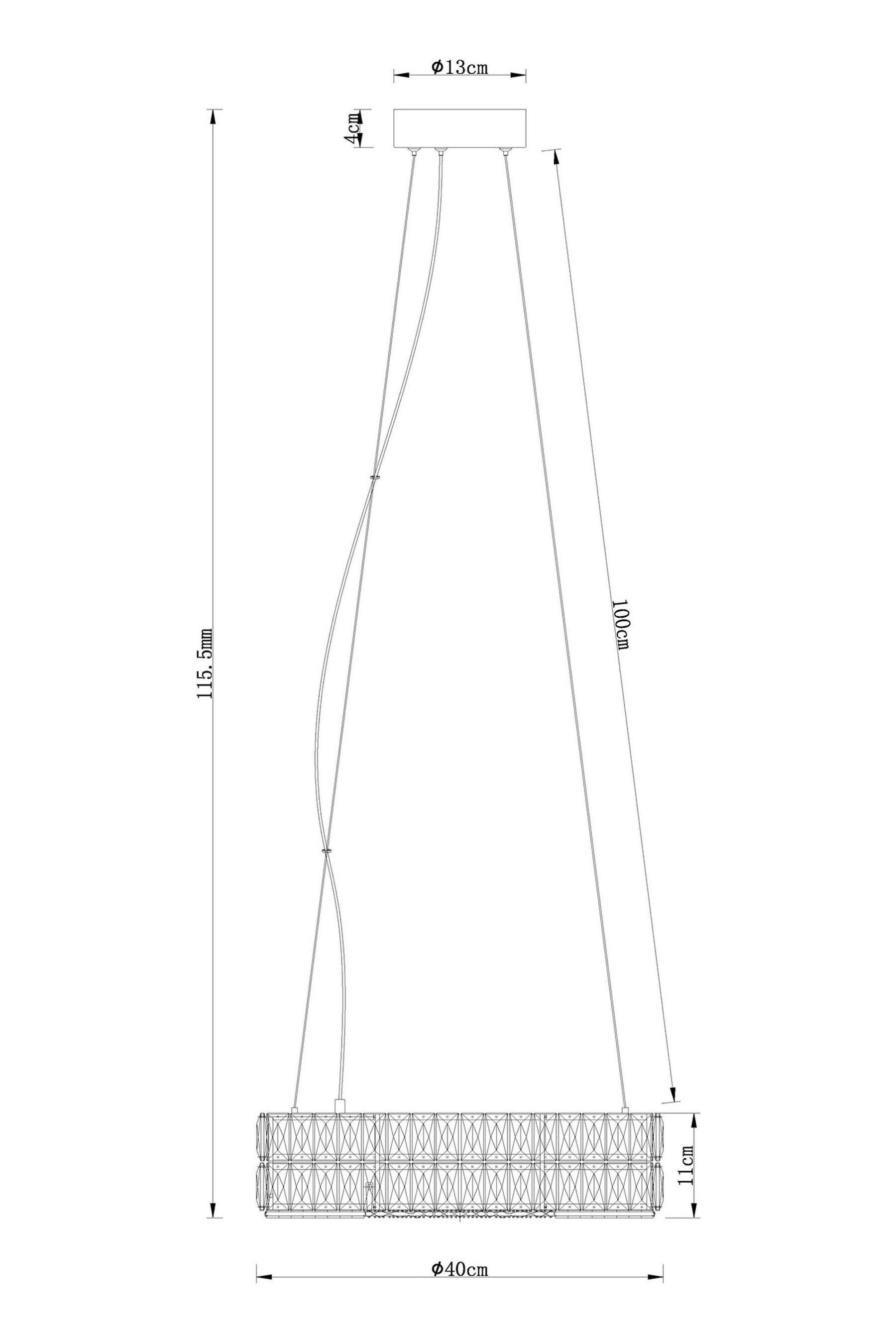 Buy Clear Aria Chandelier Small from the Next UK online shop