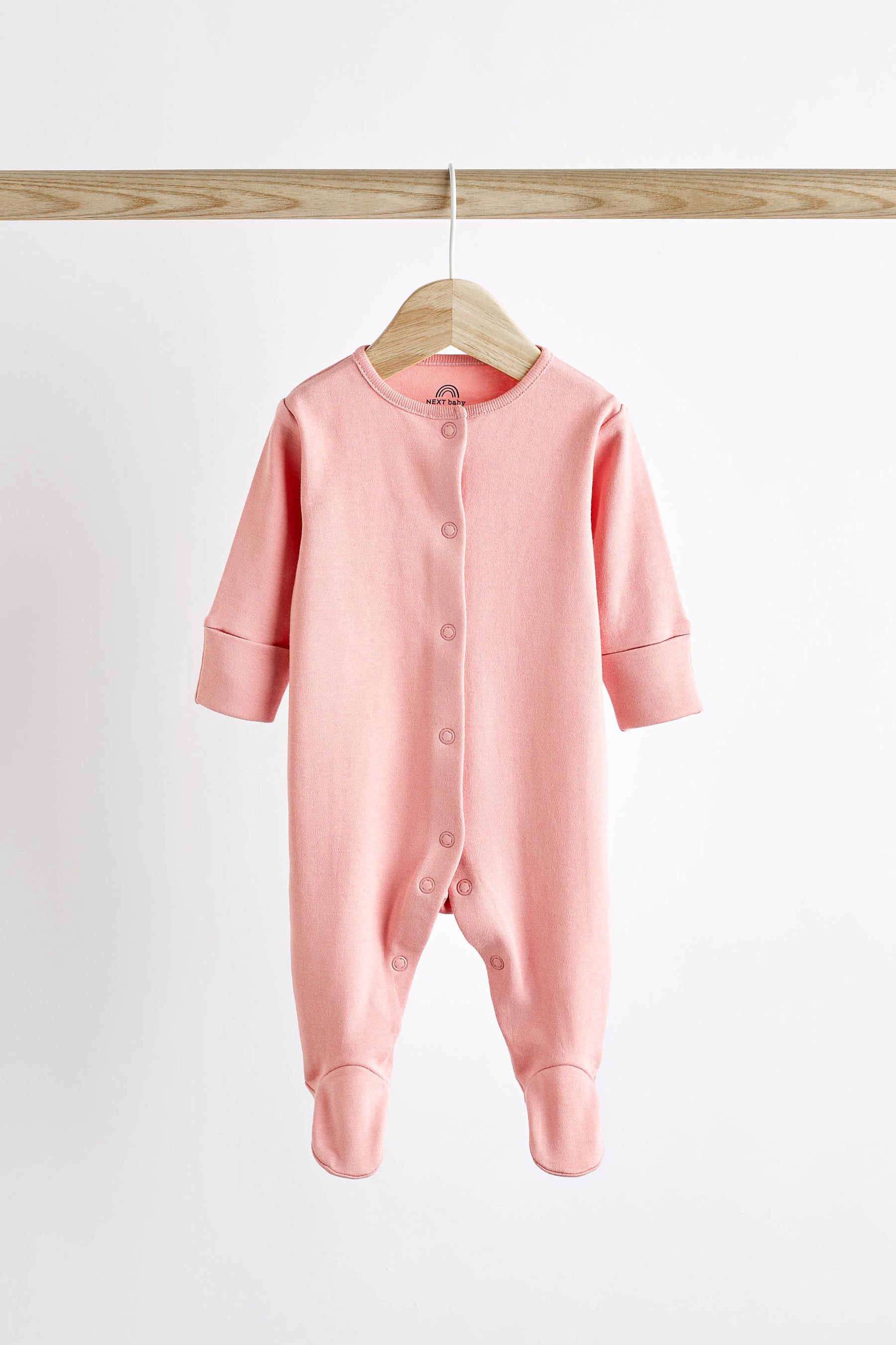 Buy 3 Pack Cotton Baby Sleepsuits (0-2yrs) from the Next UK online shop