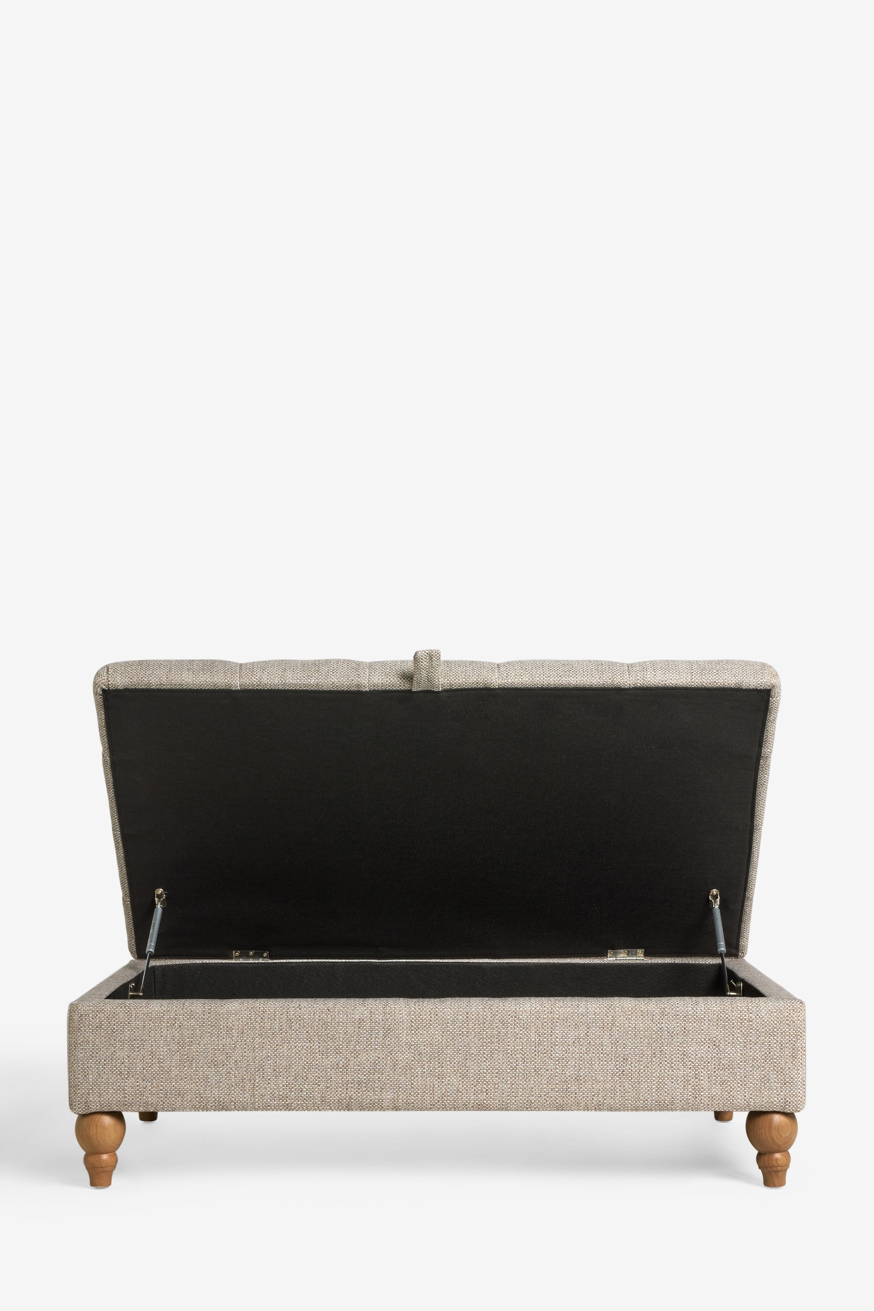 Buy Buttoned Chunky Weave Mid Natural Albury Large with Storage ...