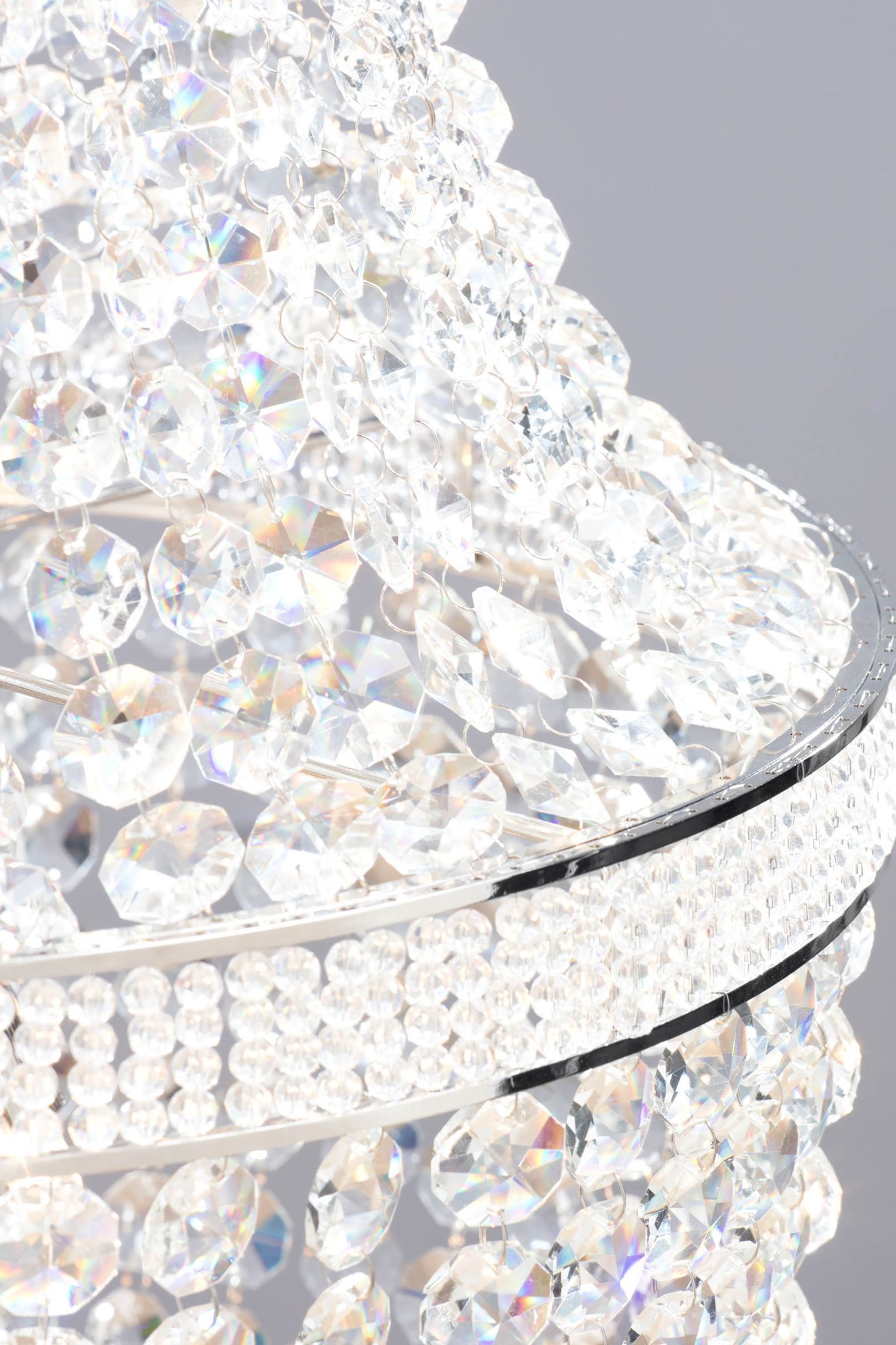 Buy BHS Silver Emily Chandelier Ceiling Light from the Next UK online shop