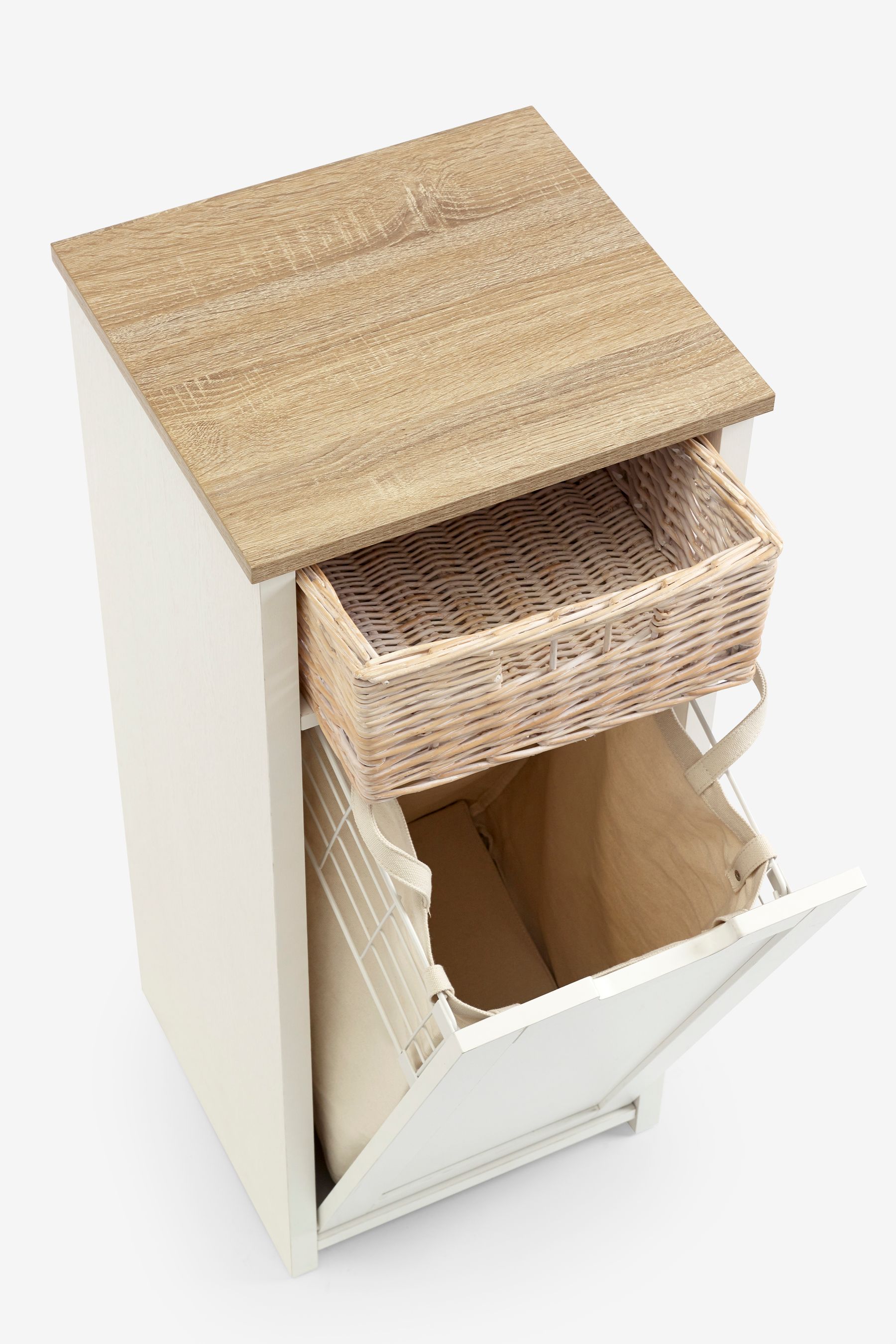Buy Natural Malvern Chalk Laundry Basket from the Next UK online shop