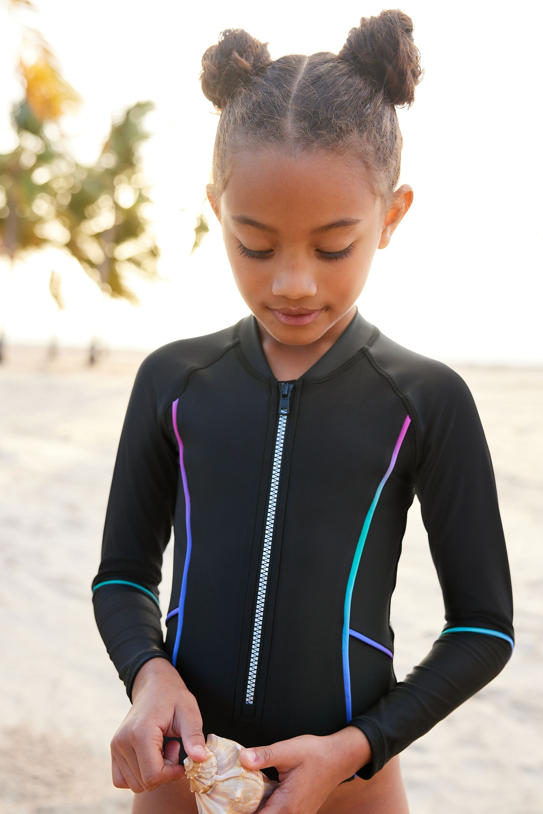 Buy Long Sleeved Swimsuit (3-16yrs) from Next Ireland