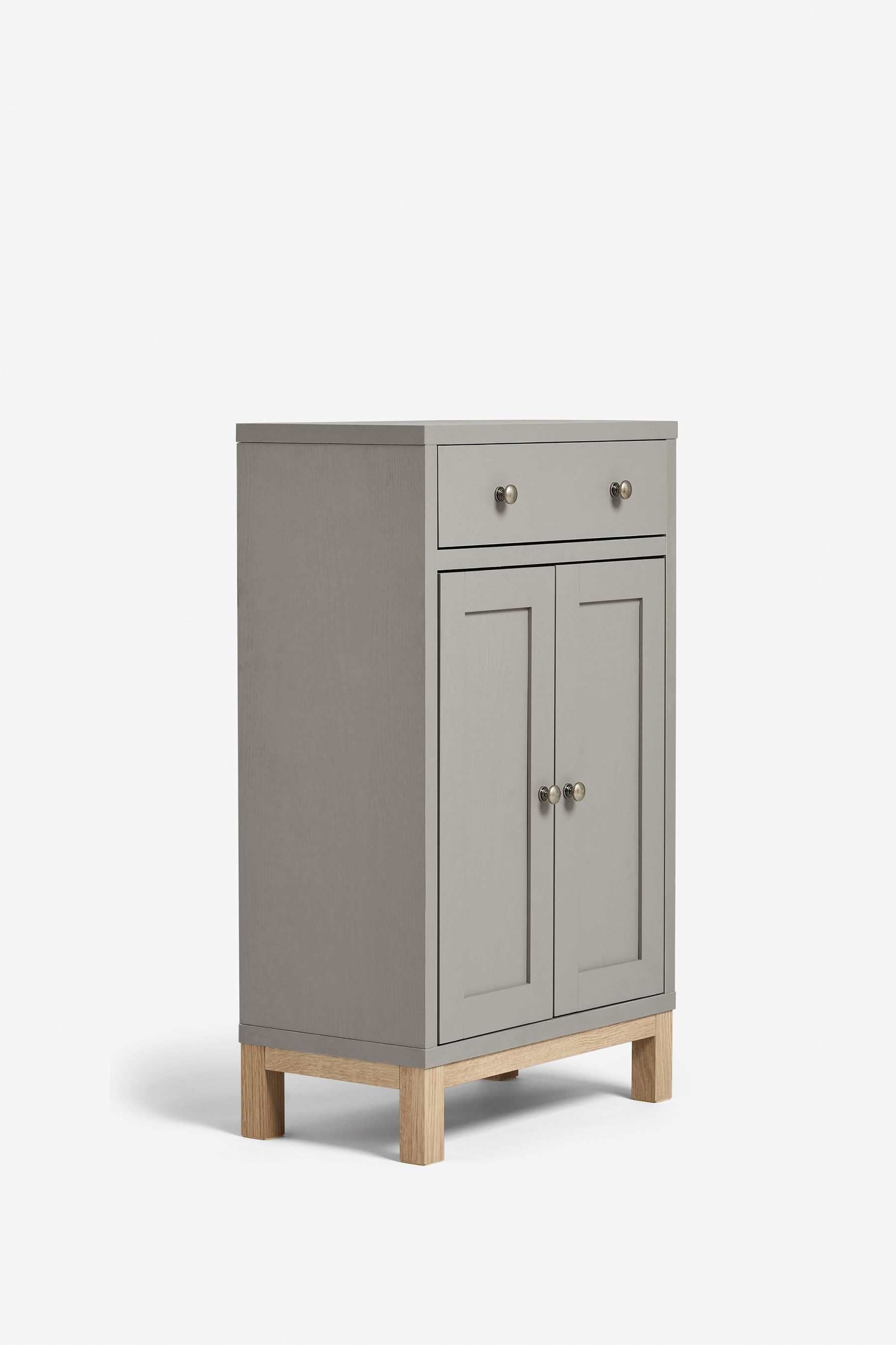 Buy Dove Grey Malvern Oak Effect Space Saving Sideboard from the Next ...