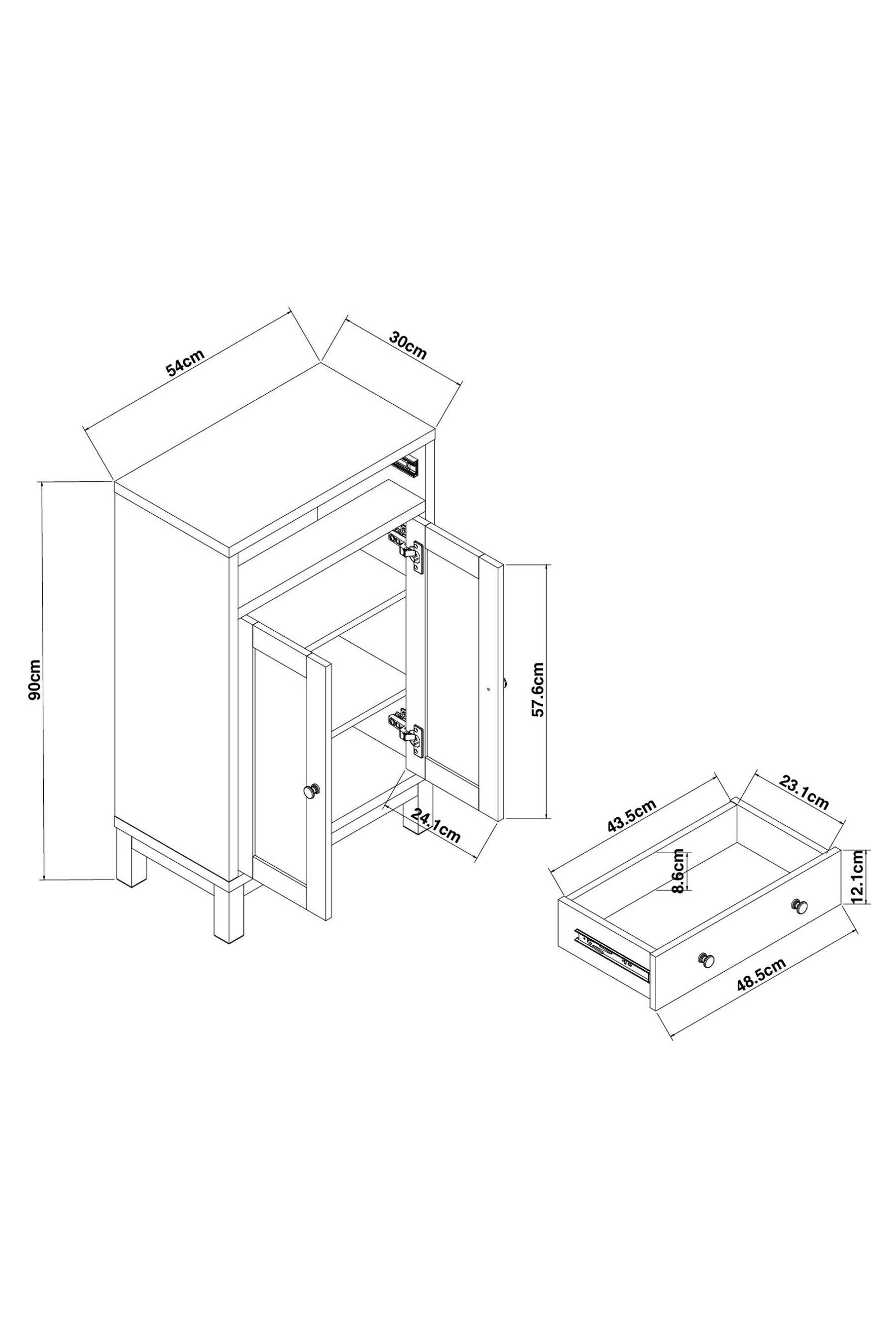 Buy Malvern Oak Effect Sideboard from Next Ireland