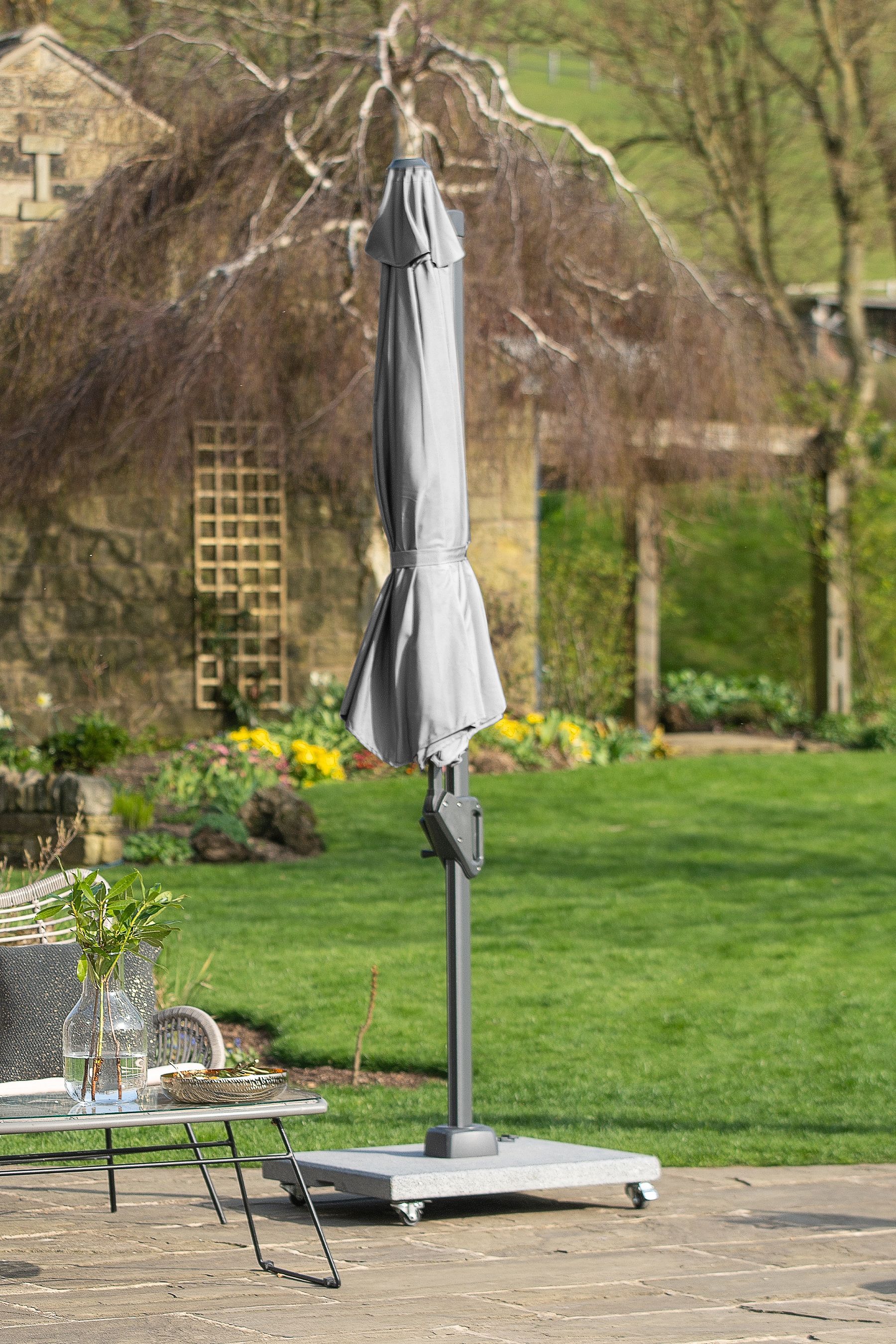 Buy Pacific Garden Voyager T1 3m x 2m Oblong Luna Parasol from the Next ...