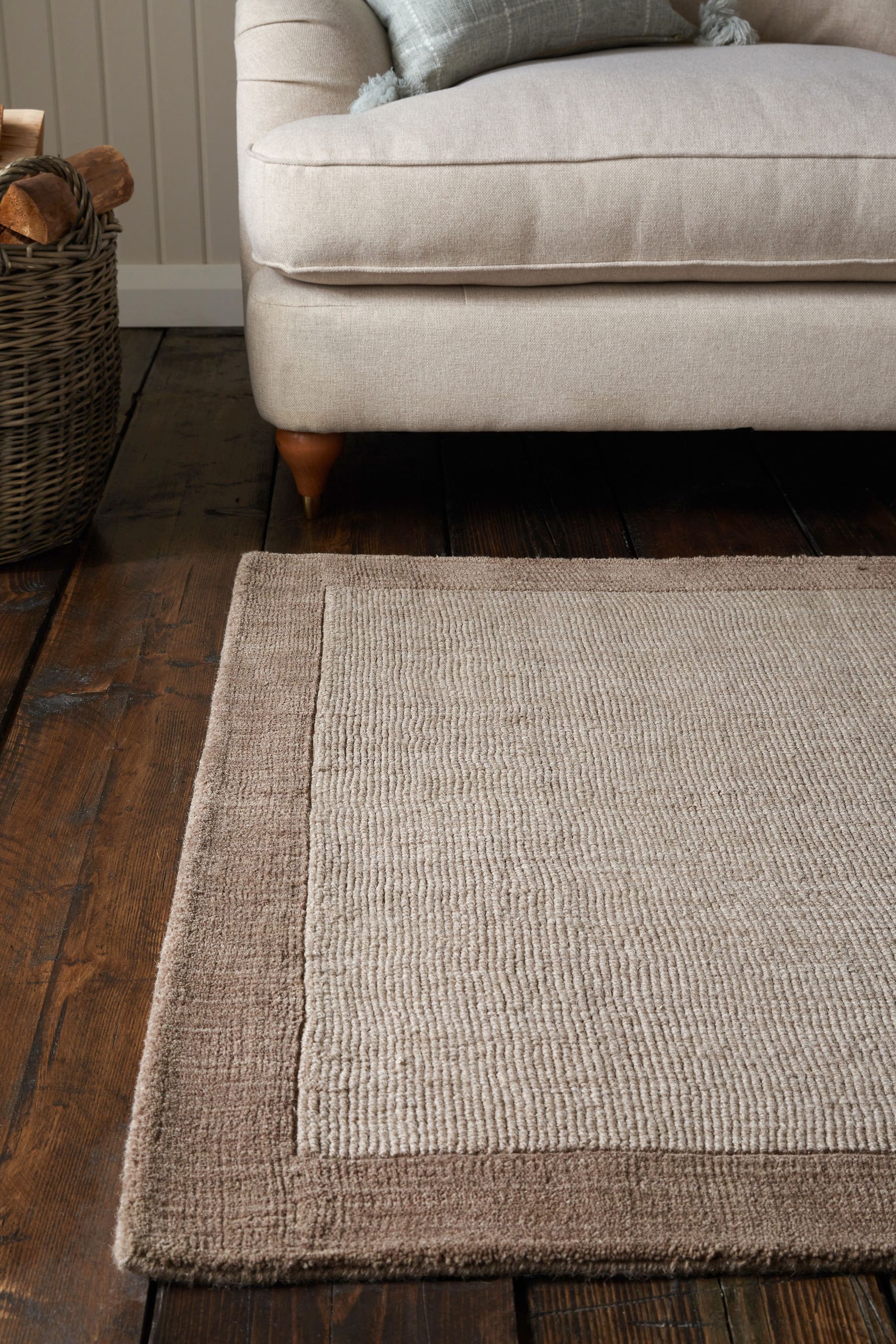 Buy Dark Natural Darcy Rug from the Next UK online shop