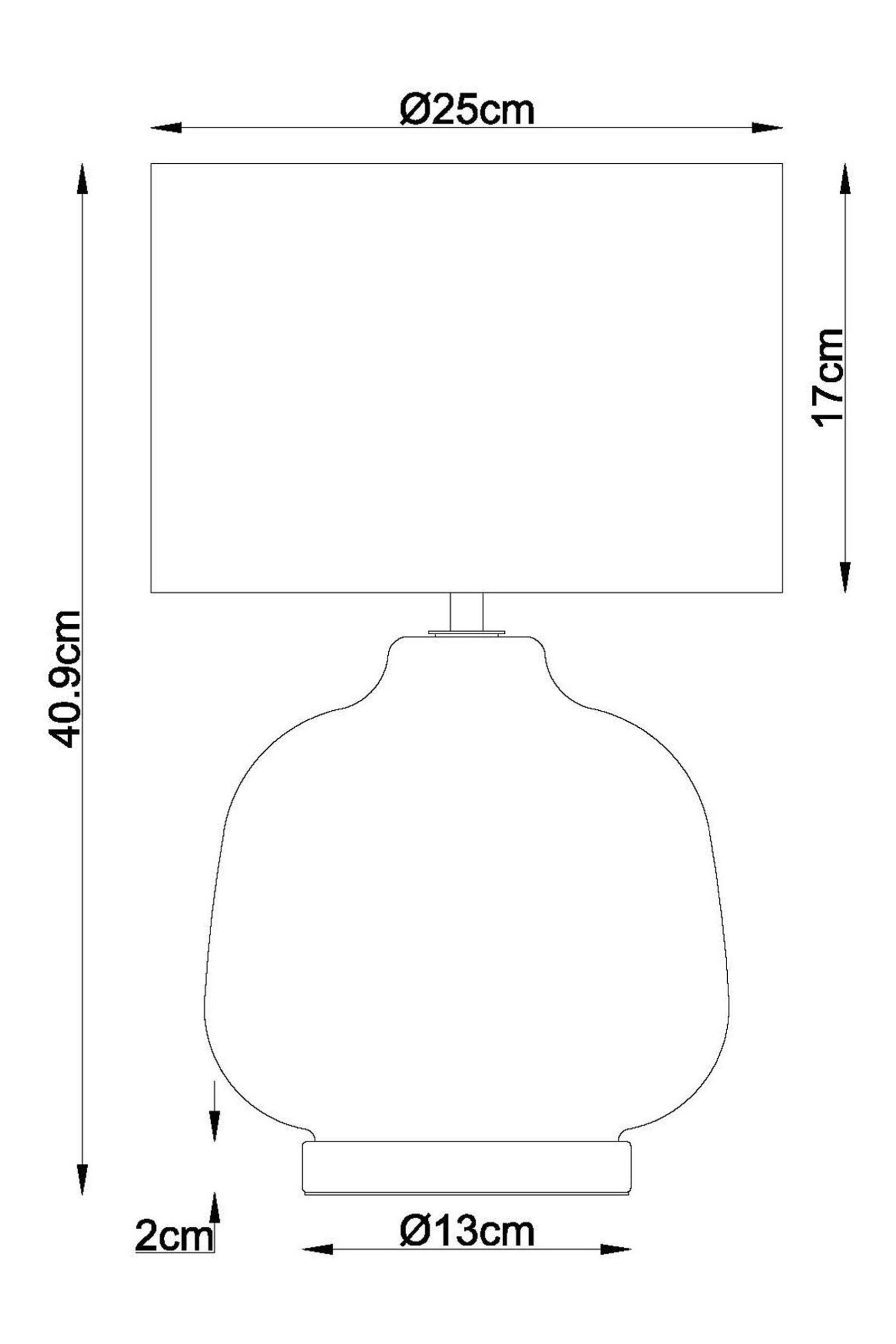 Buy Blue Connor Medium Table Lamp from the Next UK online shop