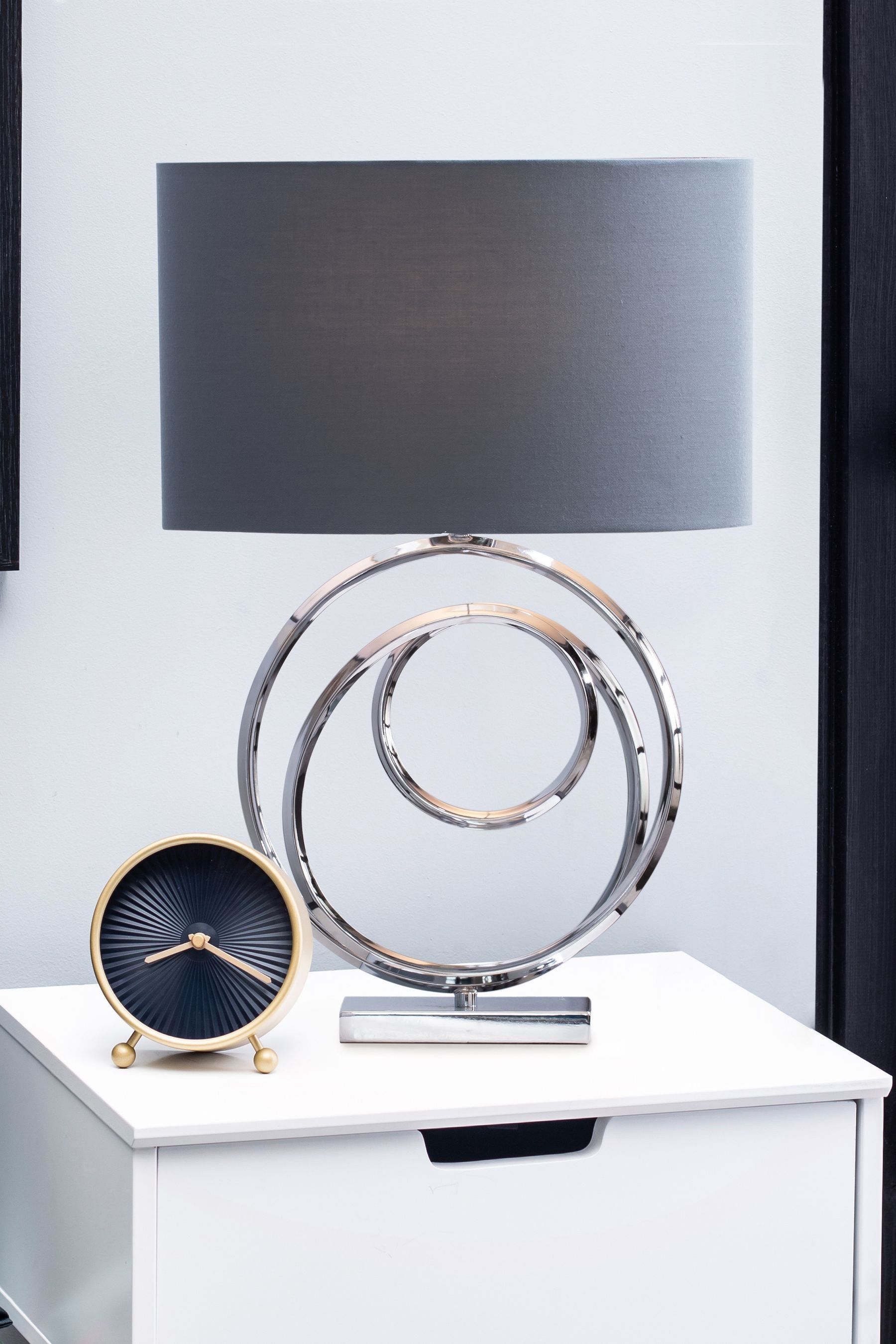 Buy BHS Silver Saturn Table Lamp from the Next UK online shop