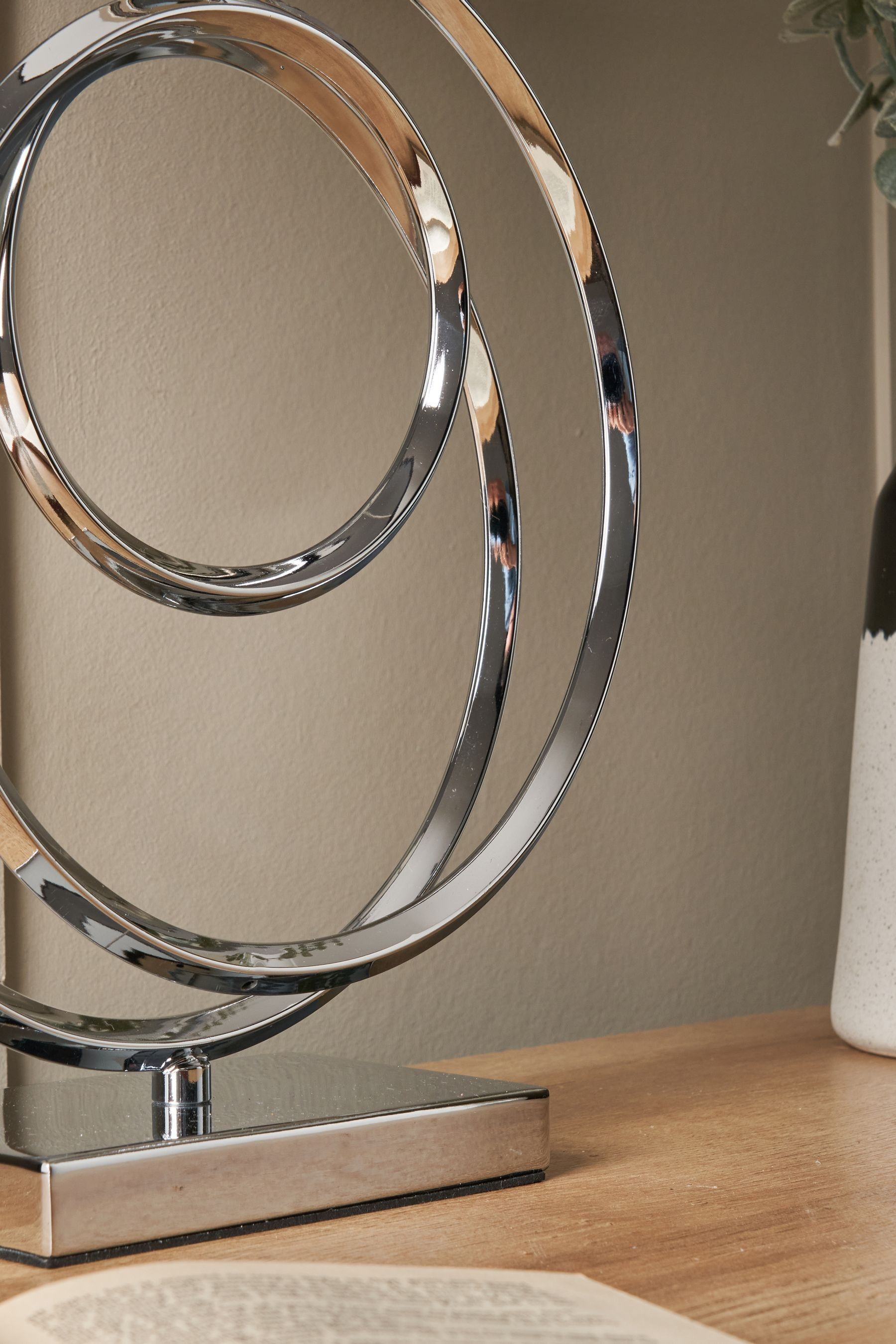 Buy BHS Silver Saturn Table Lamp from the Next UK online shop