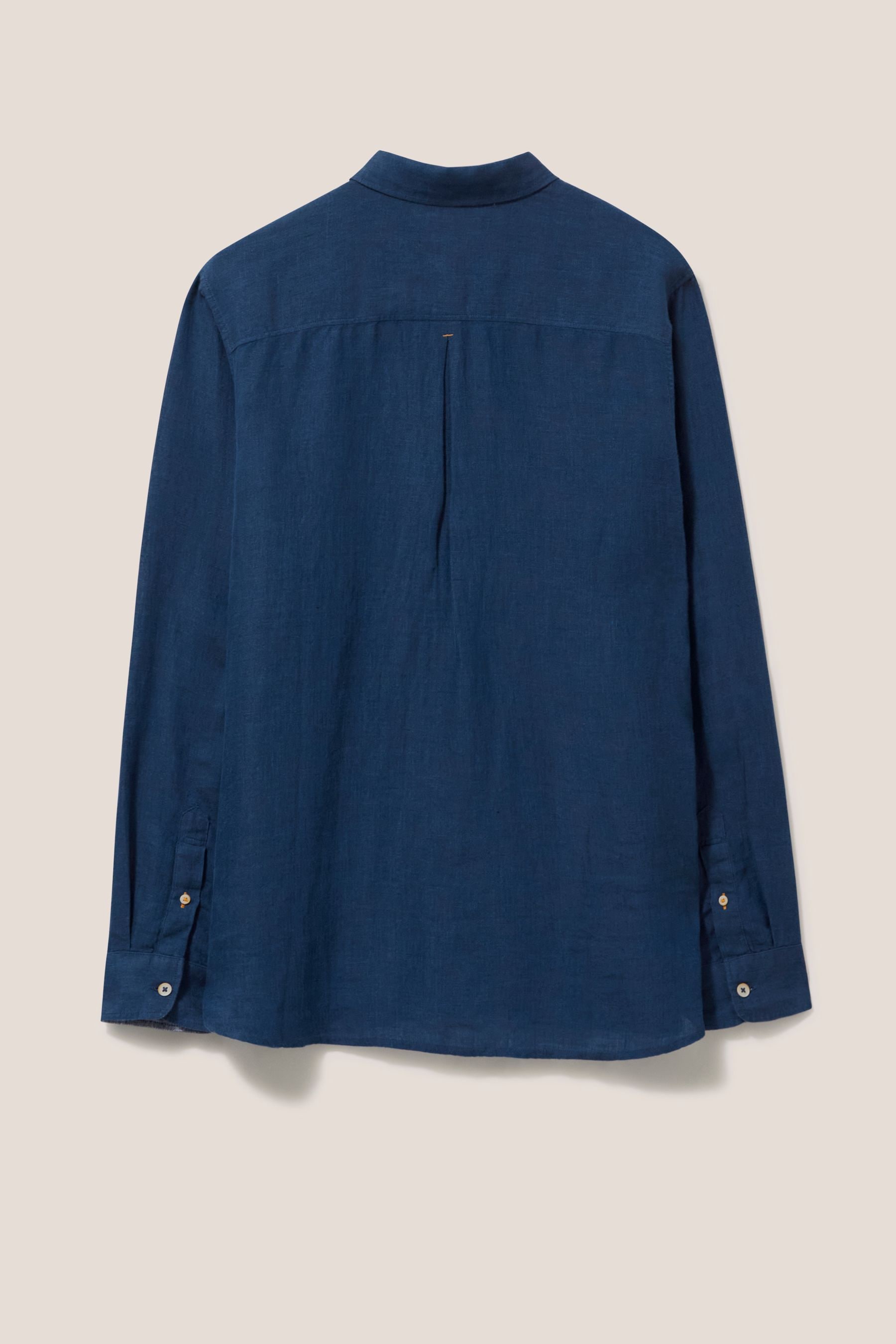 Buy White Stuff Blue Camo Pembroke Linen Shirt from the Next UK online shop