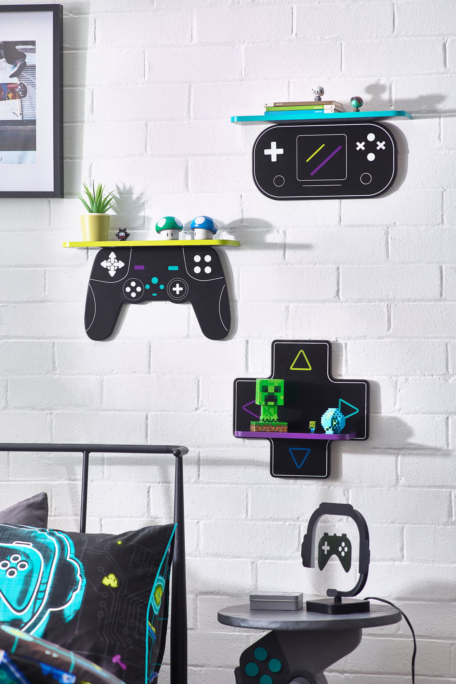 Buy 3 Pack Gamer Kids Shelves from Next Ireland