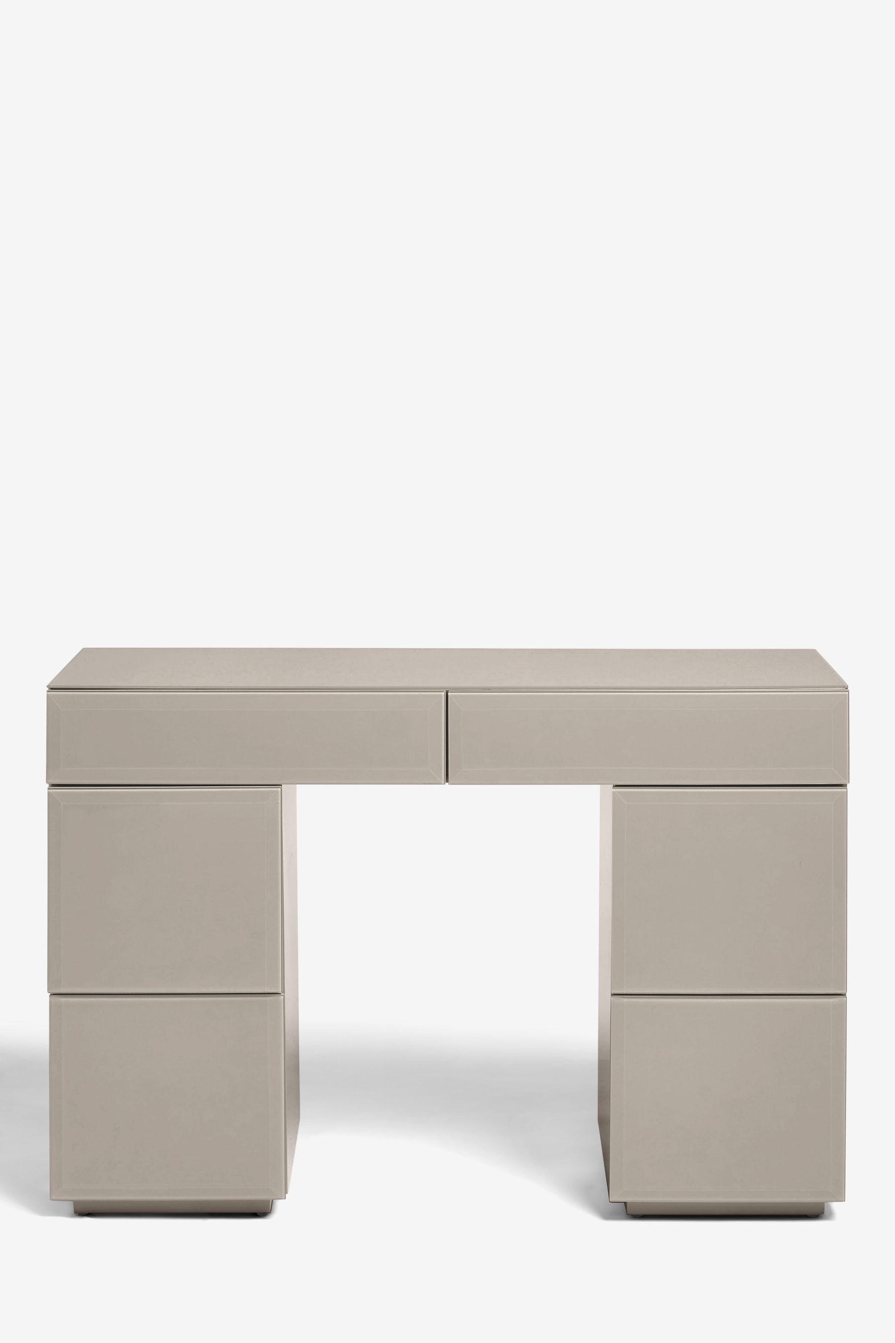 Buy Dark Natural Sloane Glass Collection Luxe Storage Console Dressing ...