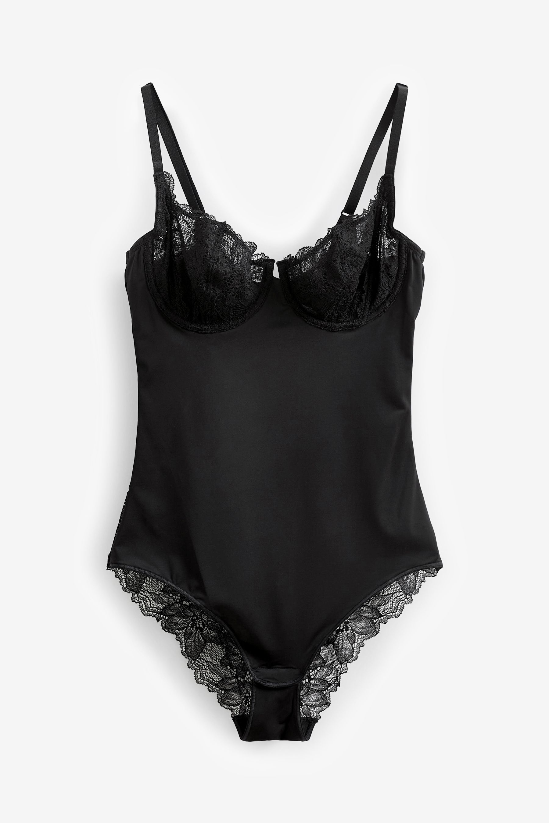 Buy Black Smoothing Control Lace Non Pad Wired Body from Next Luxembourg