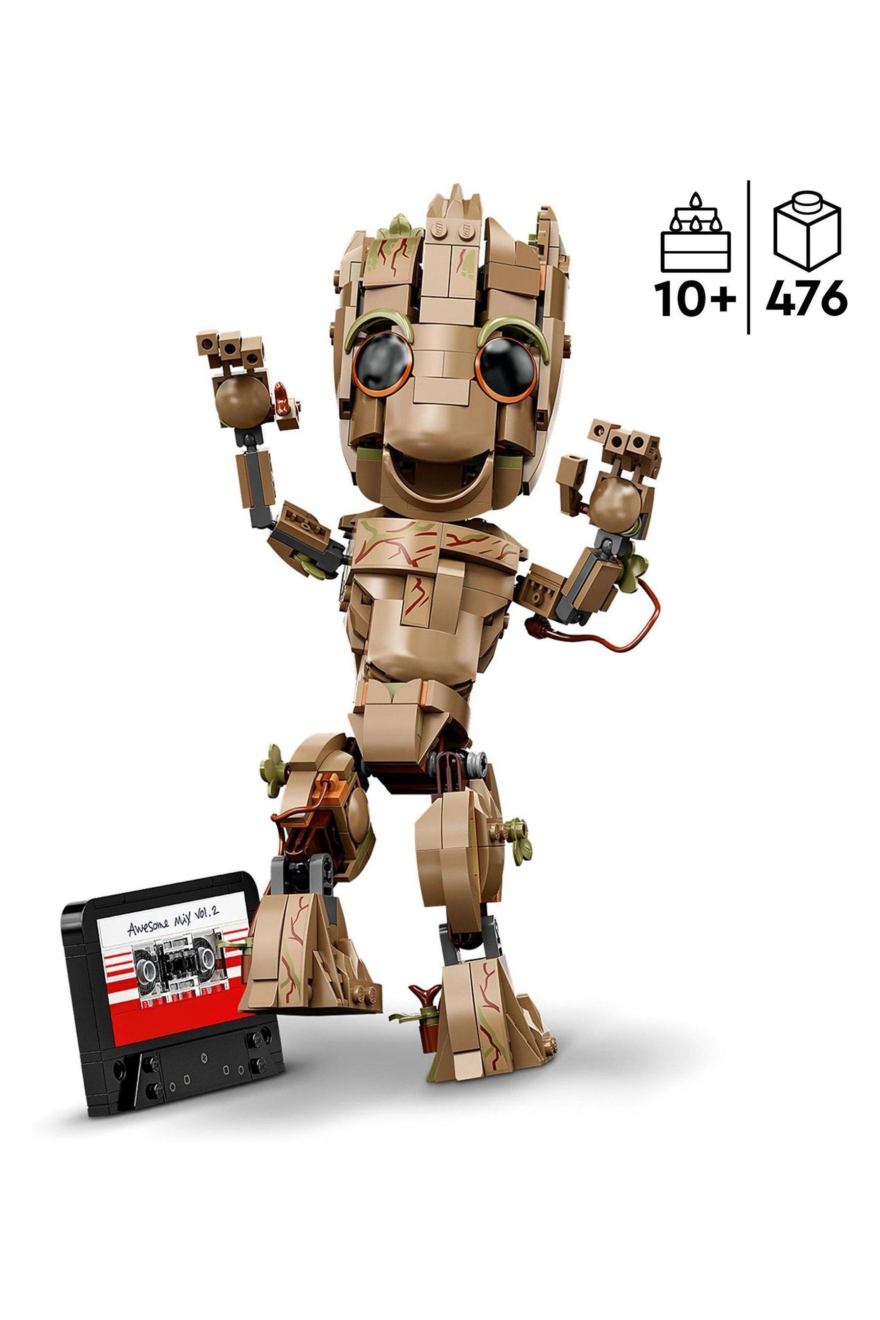 Buy LEGO Marvel I am Groot Set, Baby Groot Buildable Toy 76217 from the ...