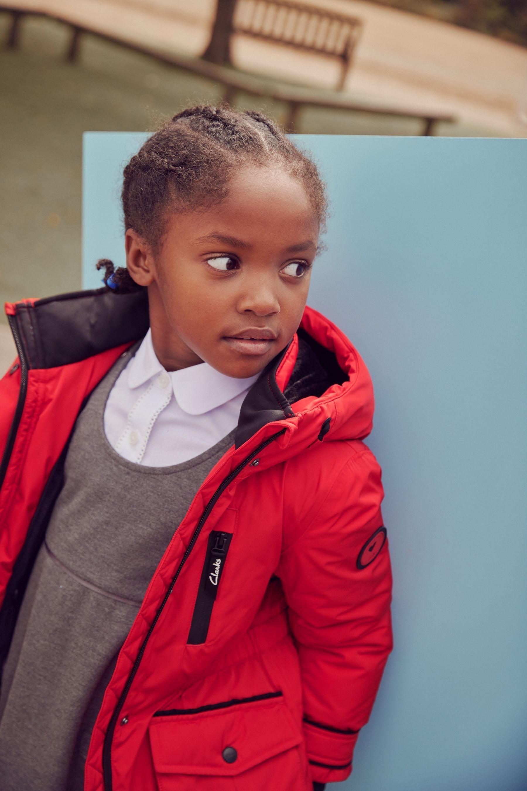 Buy Clarks Red Waterproof Girls Parka Coat from the Next UK online shop