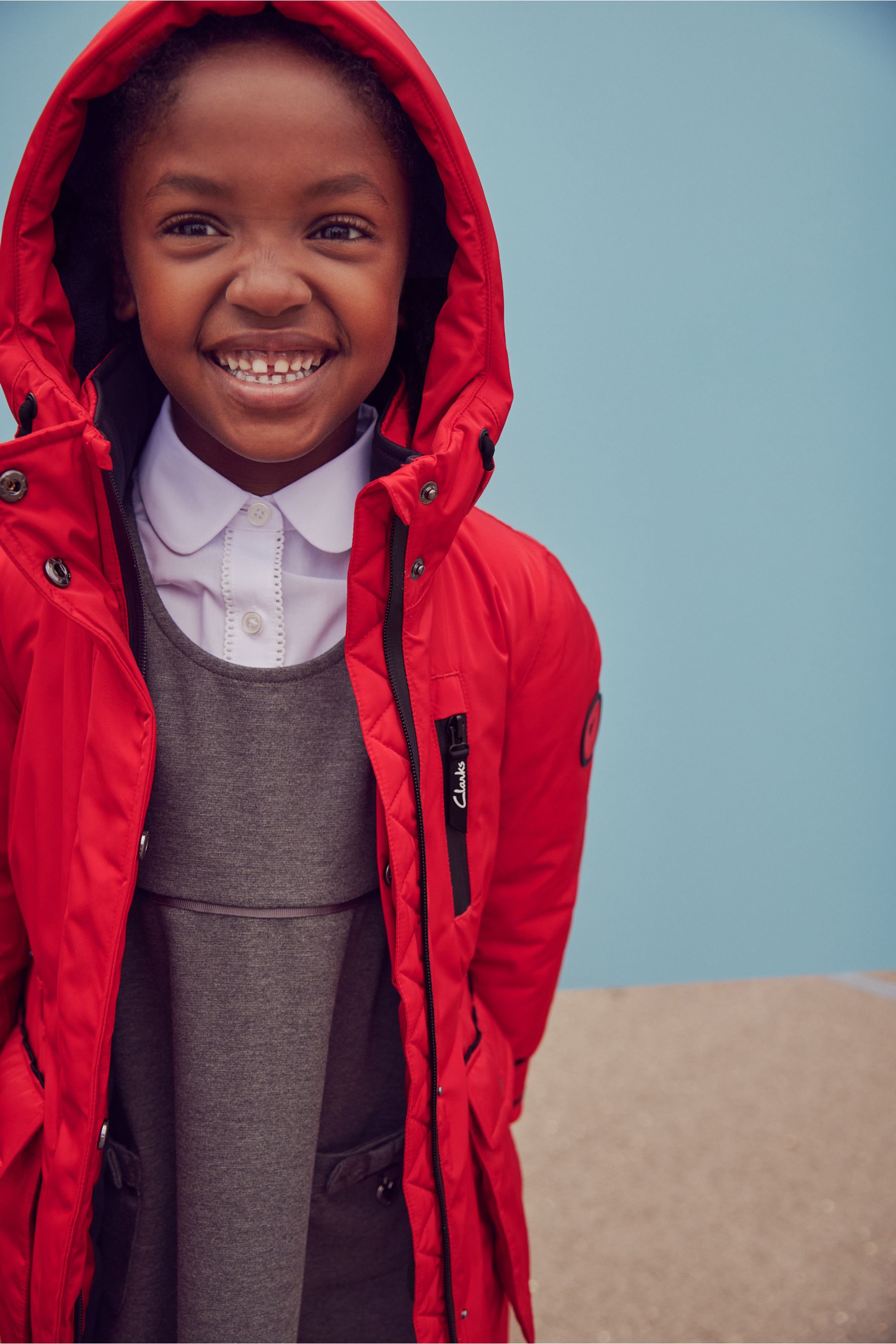 Buy Clarks Red Waterproof Girls Parka Coat from the Next UK online shop