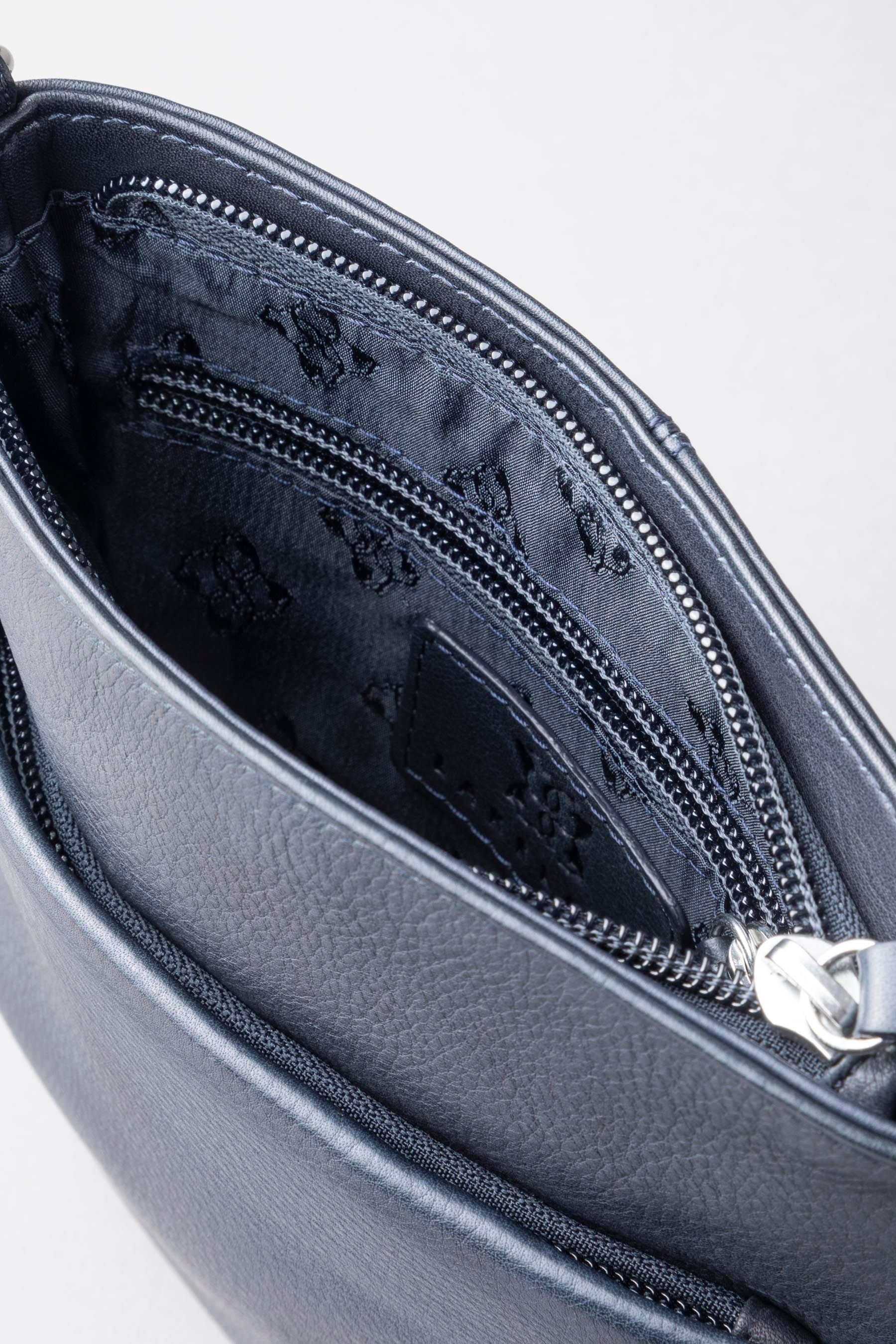 Buy Lakeland Leather Navy Lowther Leather Cross-Body Bag from the Next ...