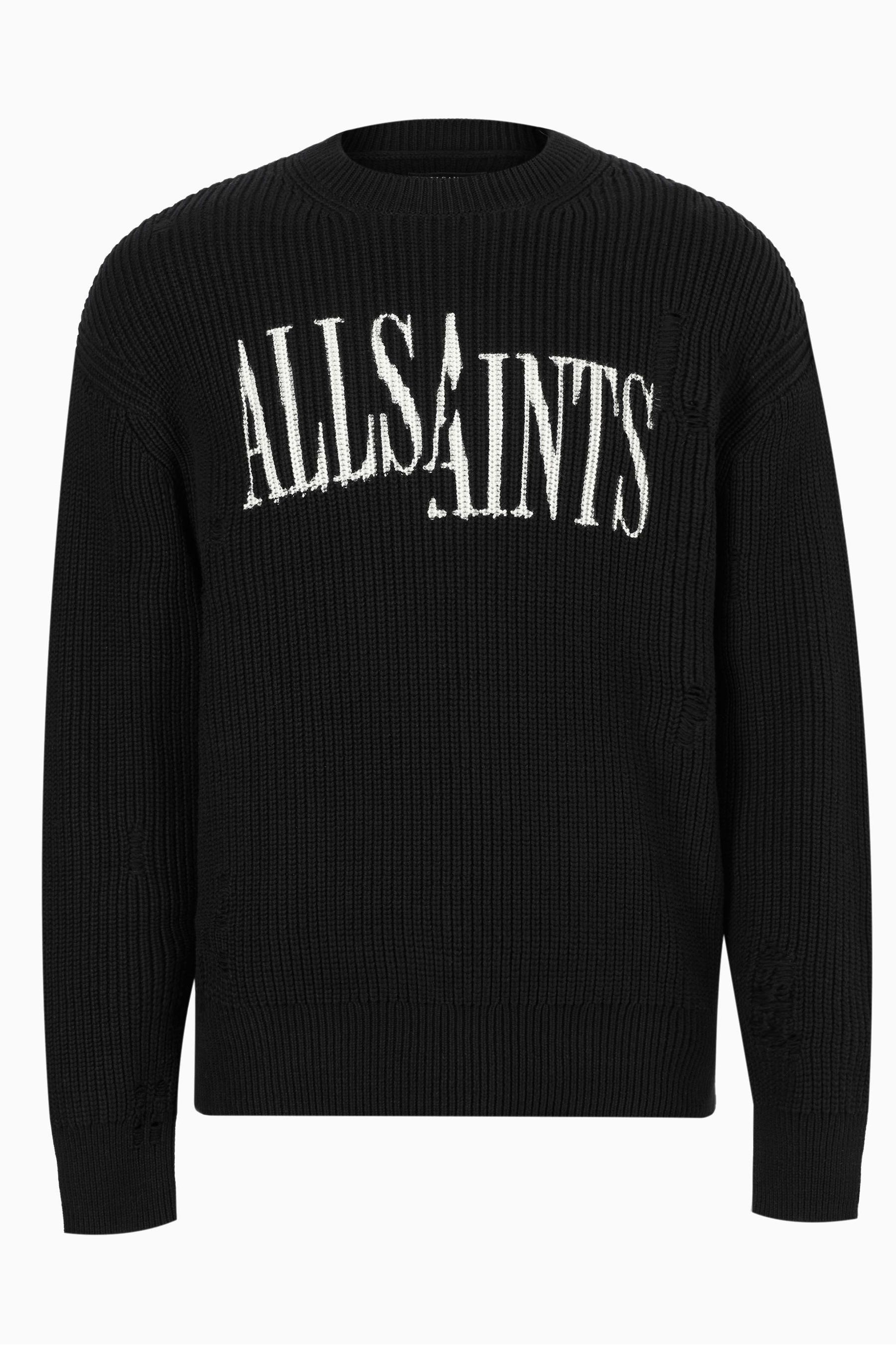 Buy AllSaints Black Stacked Crew Jumper from the Next UK online shop
