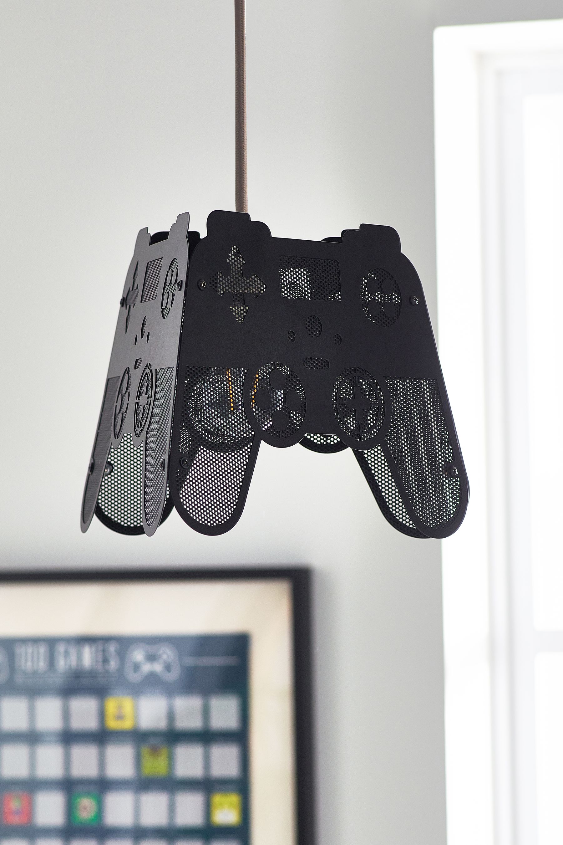 Buy Black Metal Game Controller Easy Fit Light shade from the Next UK ...