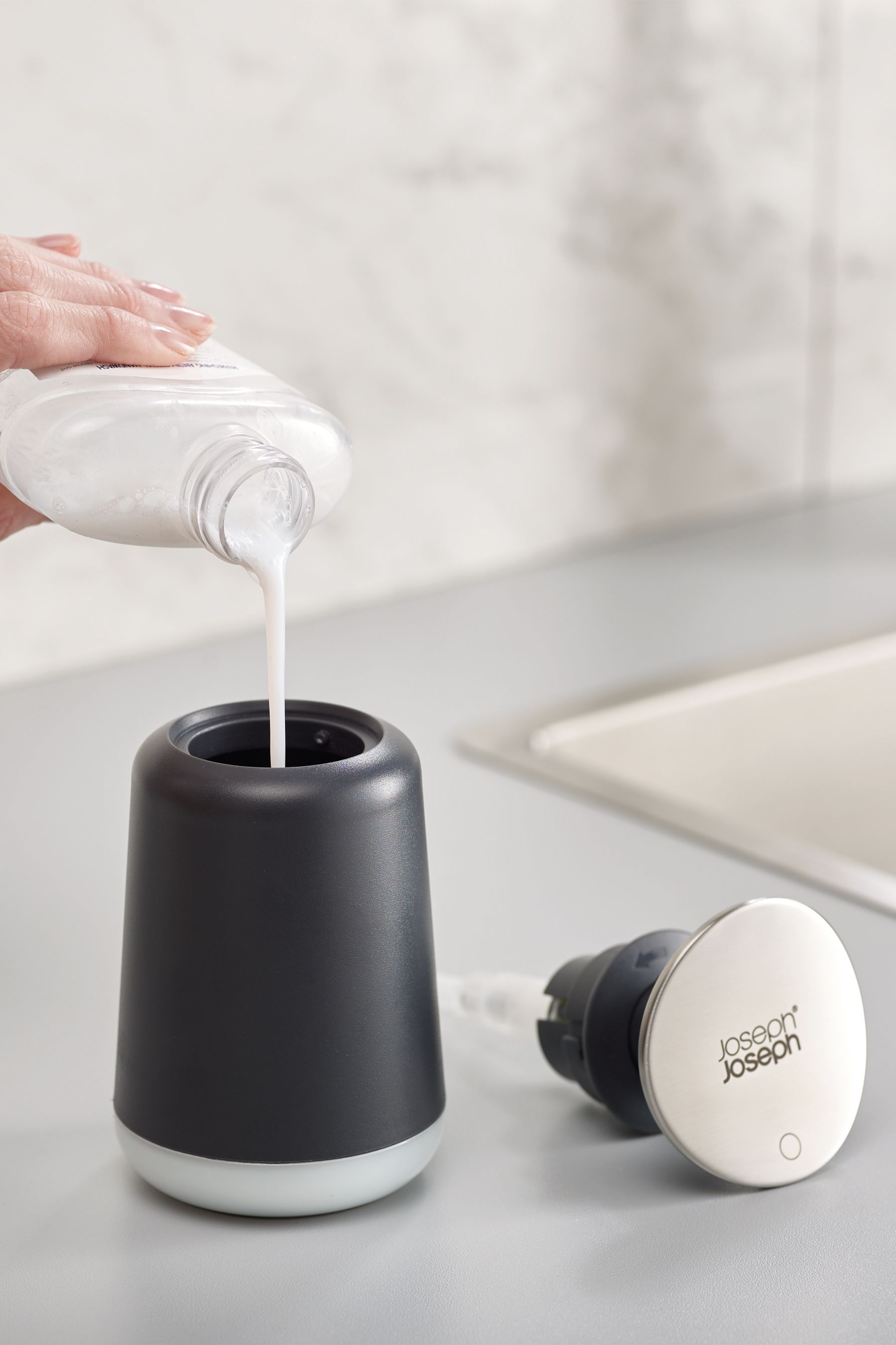 Buy Joseph Joseph Grey Sky Edition Presto Soap Pump from the Next UK ...
