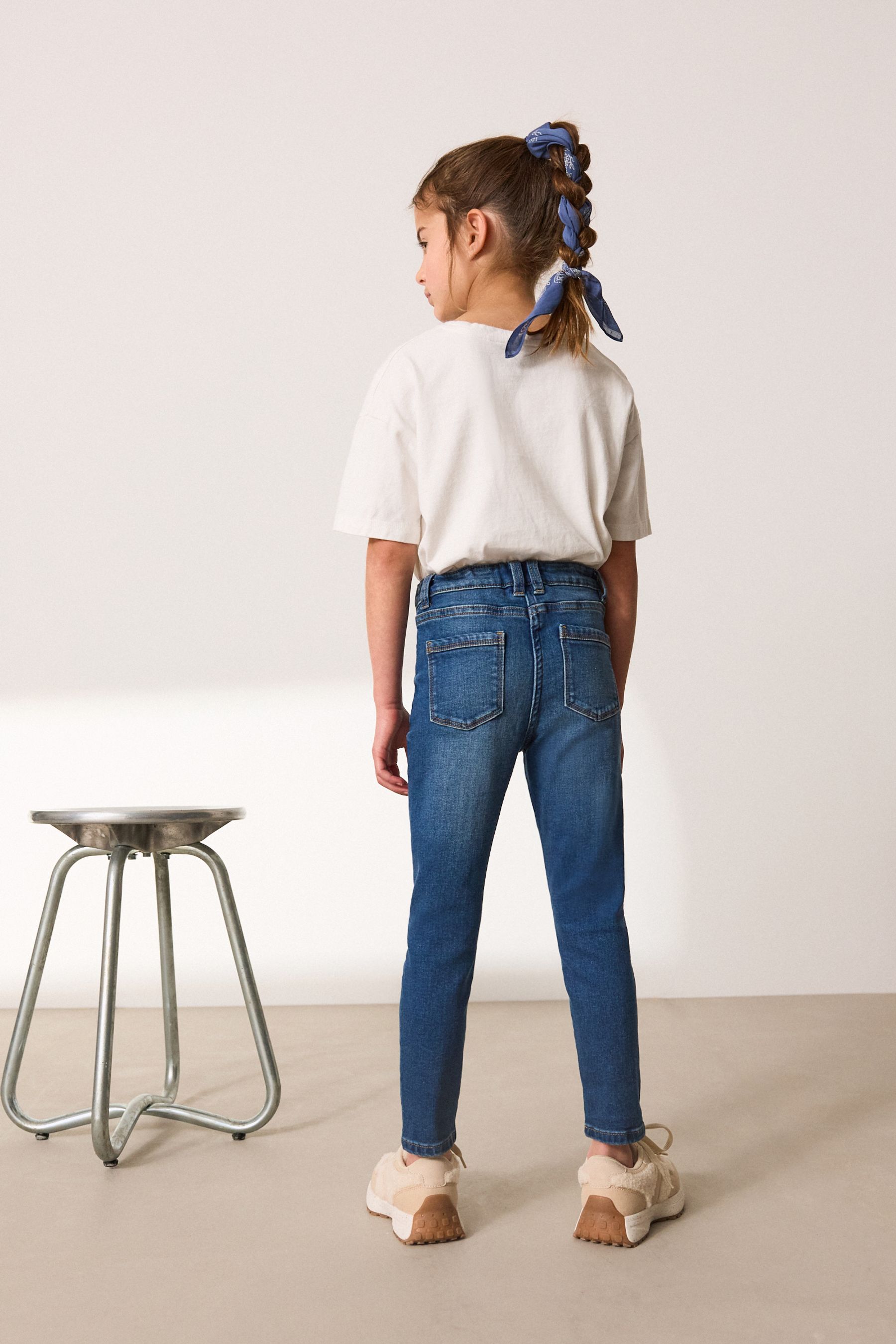 Buy Mid Blue Regular Fit Skinny Jeans (3-16yrs) from the Next UK online ...