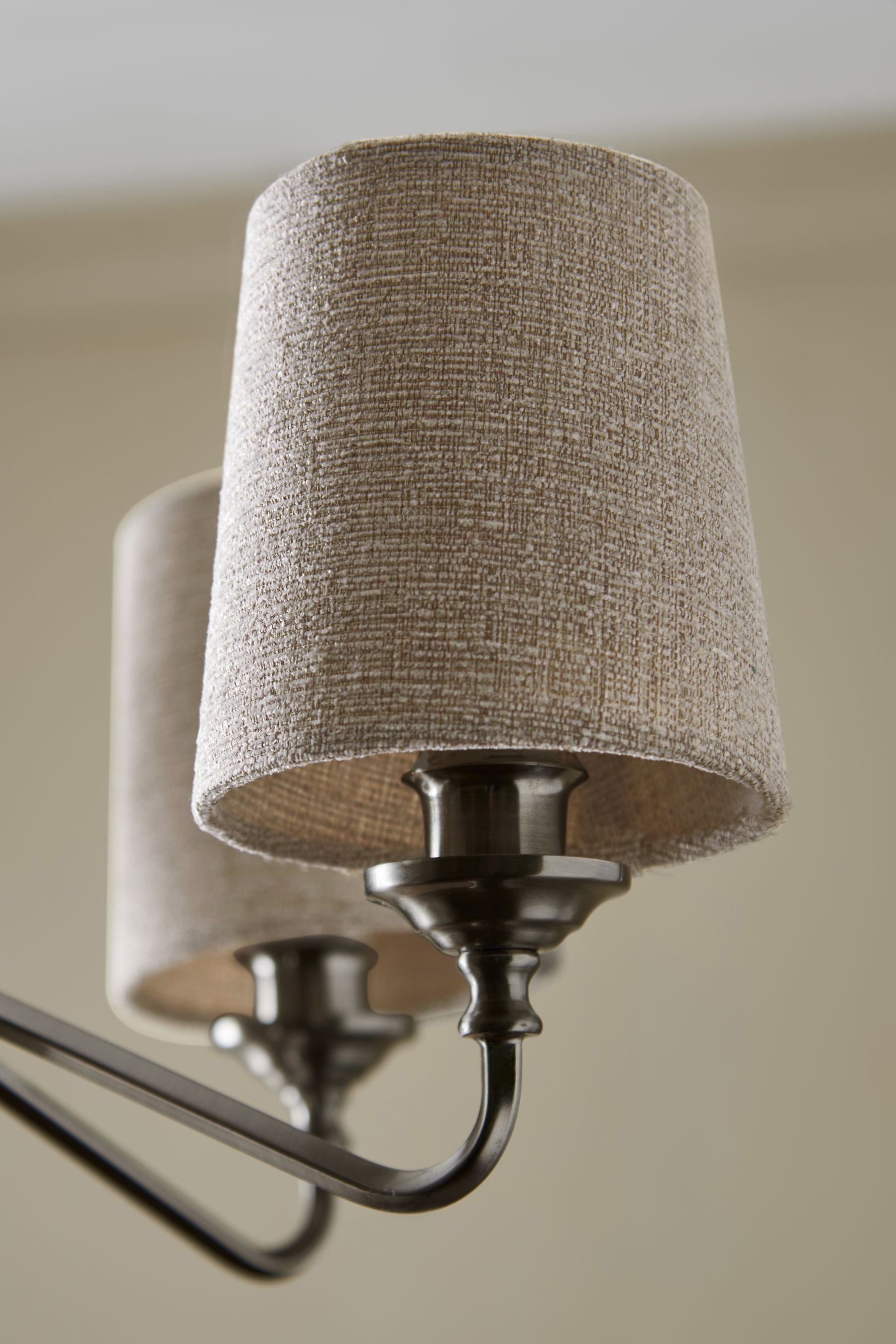 Buy 5 Pack Neutral Tweedy Plain Candle Light Shades from the Next UK ...