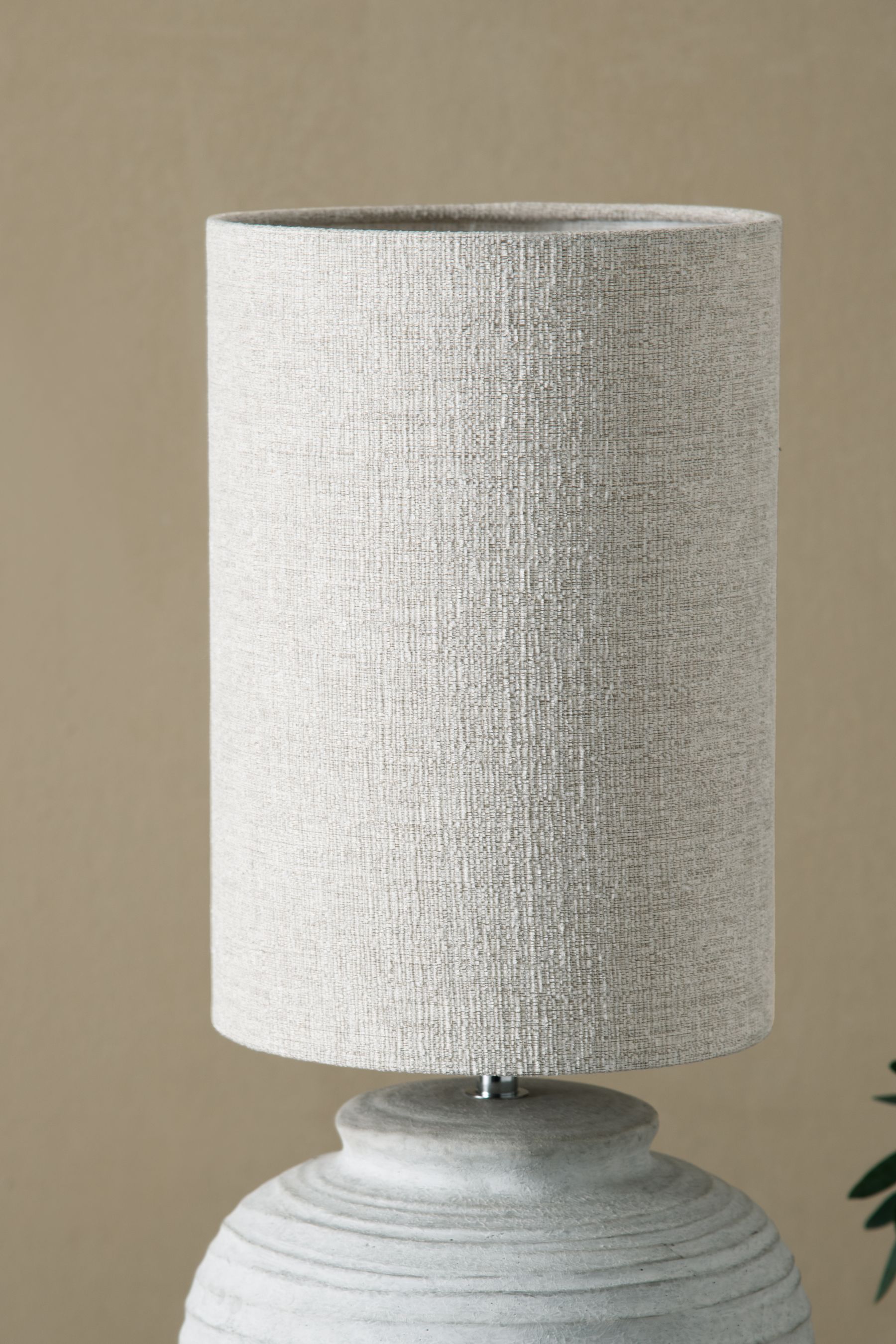 Buy Neutral Cylindrical Tweedy Plain Light Shade from the Next UK ...